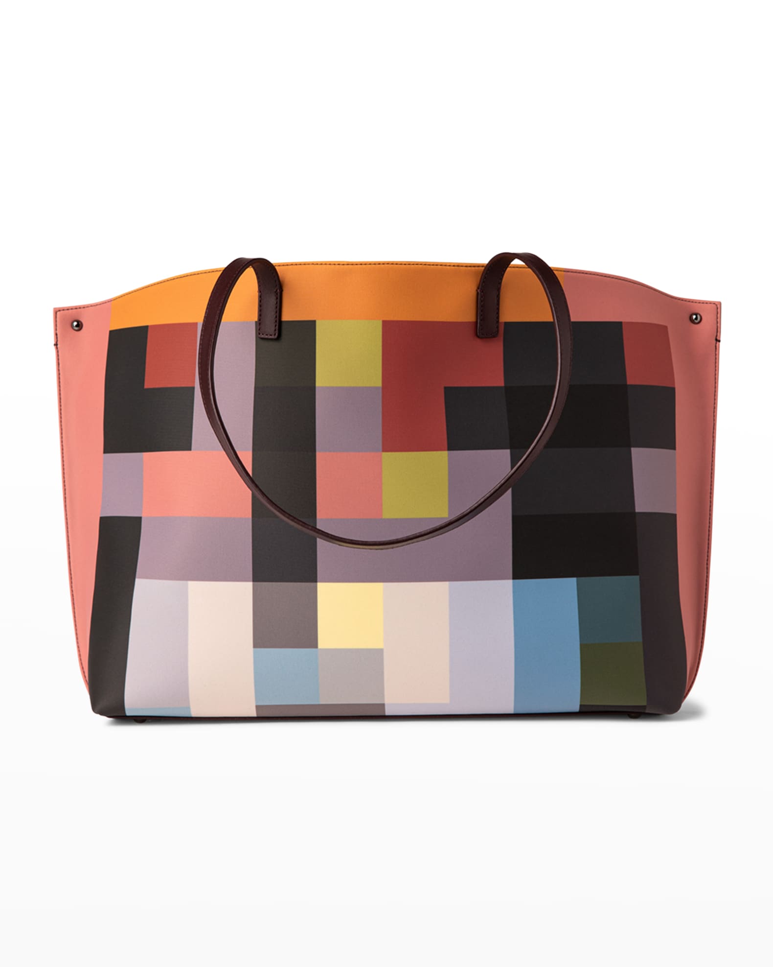 Akris Ai Medium Abstract-Print Shoulder Bag | Neiman Marcus