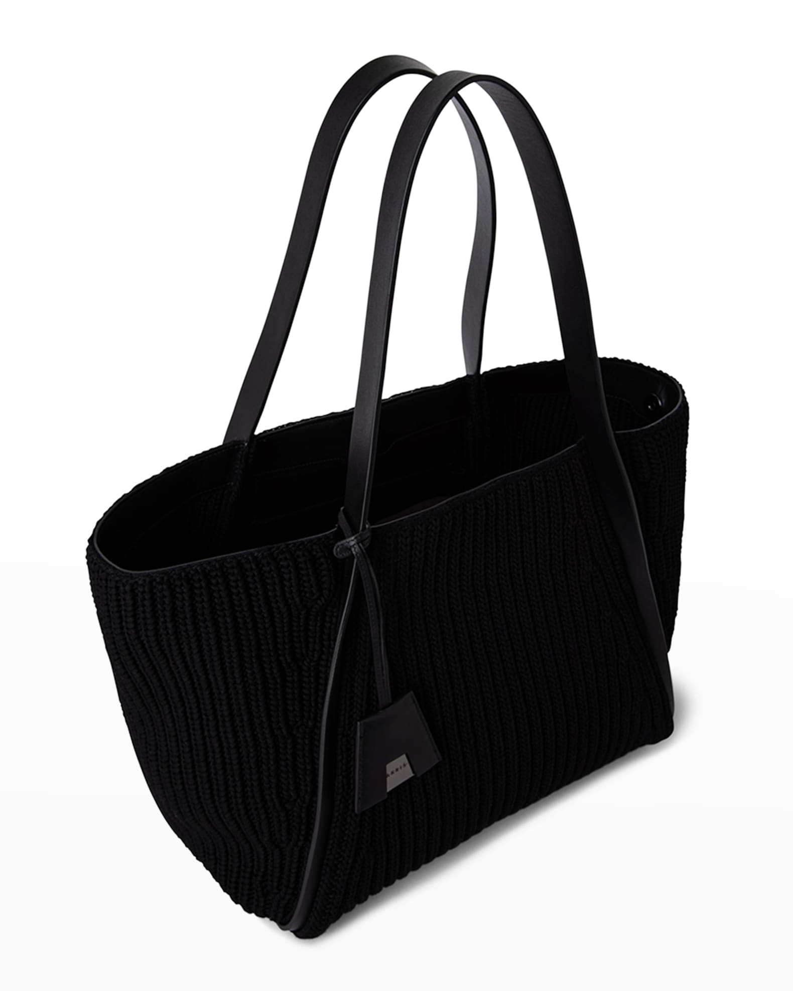Akris Alex Medium Knitted Cotton Tote Bag | Neiman Marcus