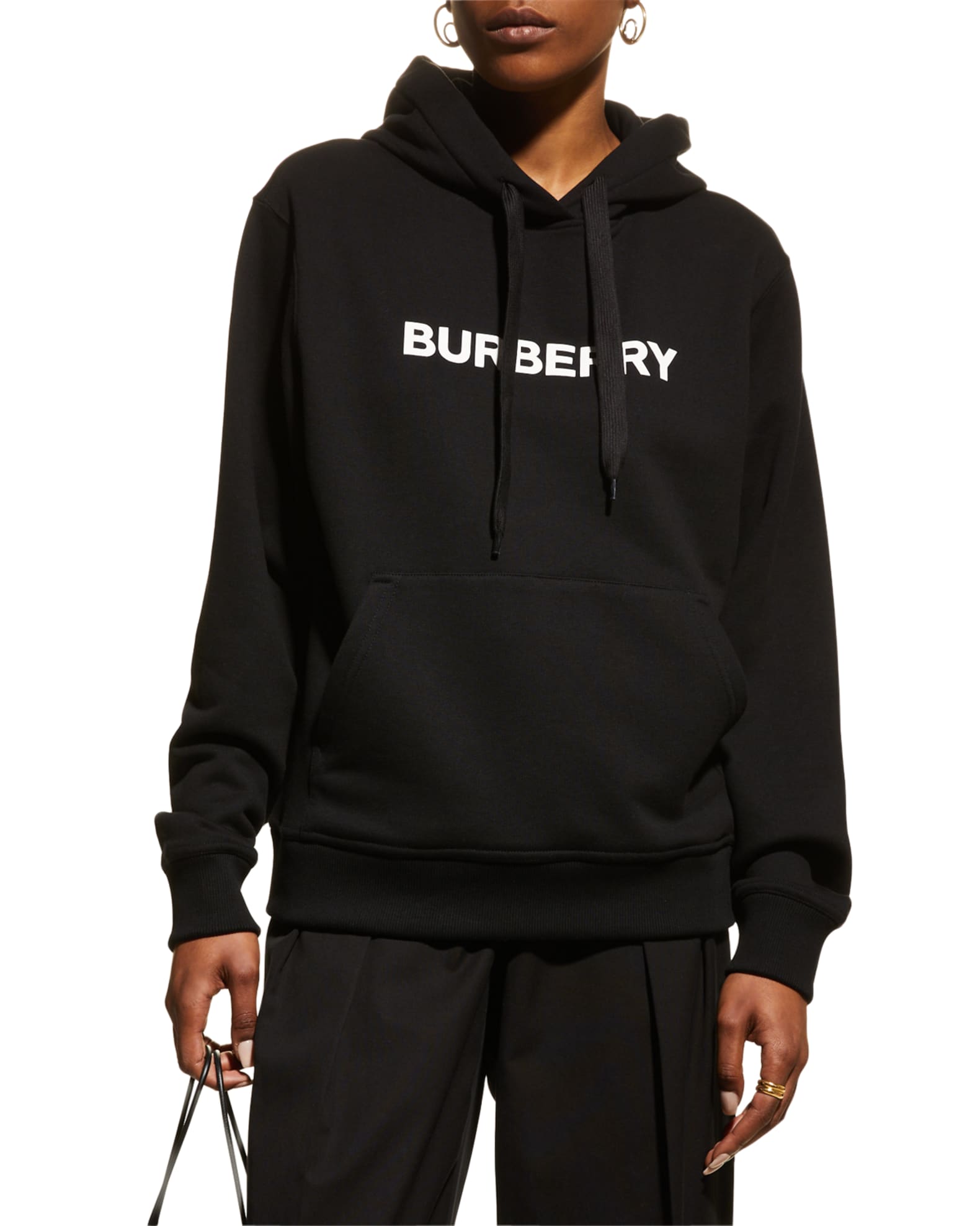 Burberry Poulter Logo Oversized Hoodie | Neiman Marcus