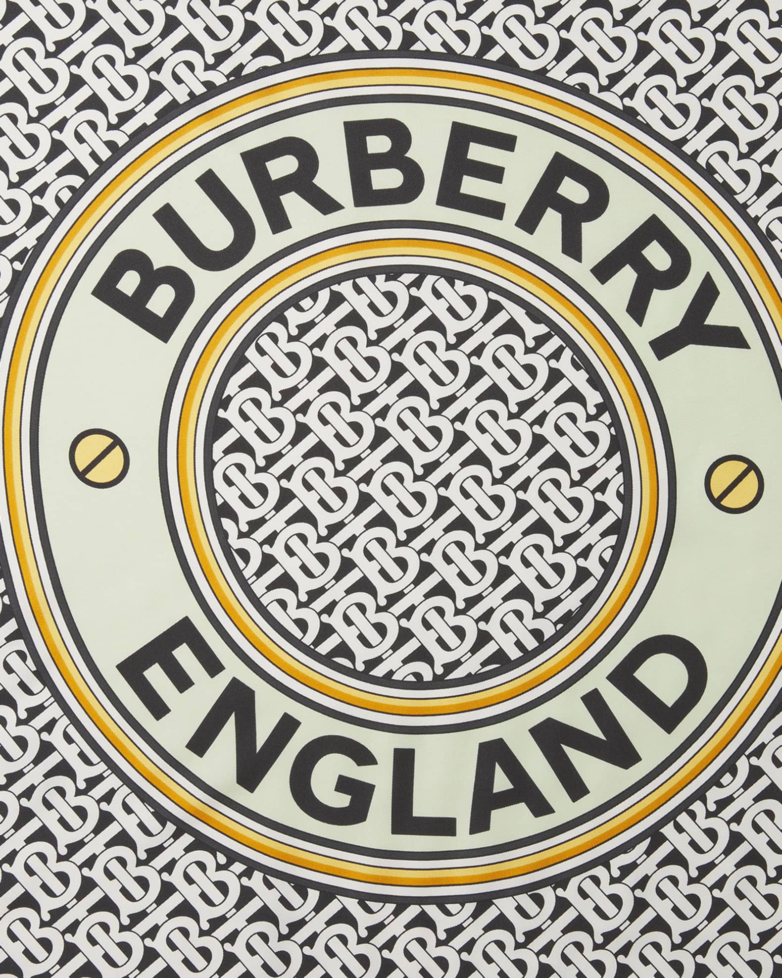 Burberry Montage Roundel Silk Scarf | Neiman Marcus