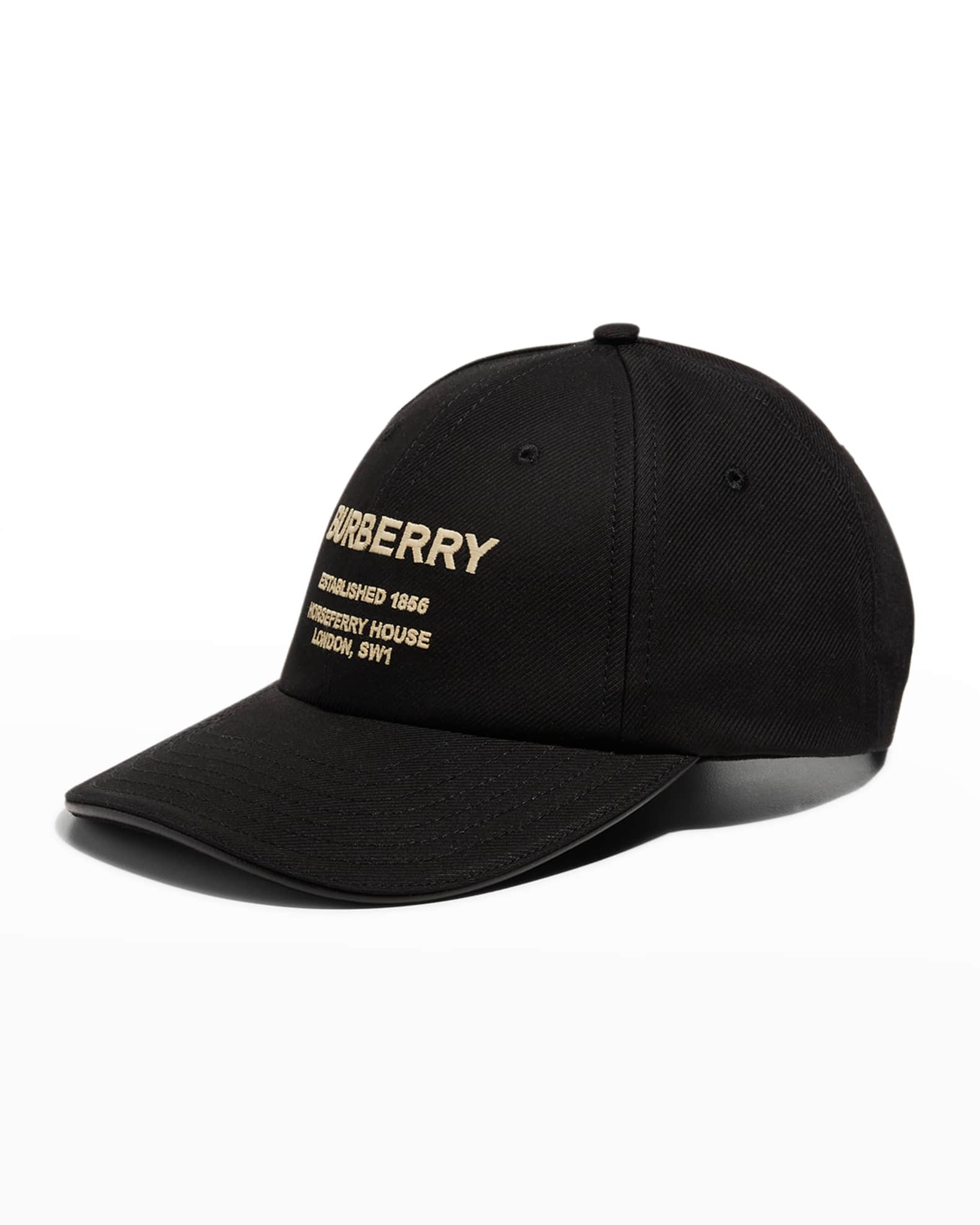 Burberry Men's Horseferry Logo 6-Panel Baseball Hat | Neiman Marcus