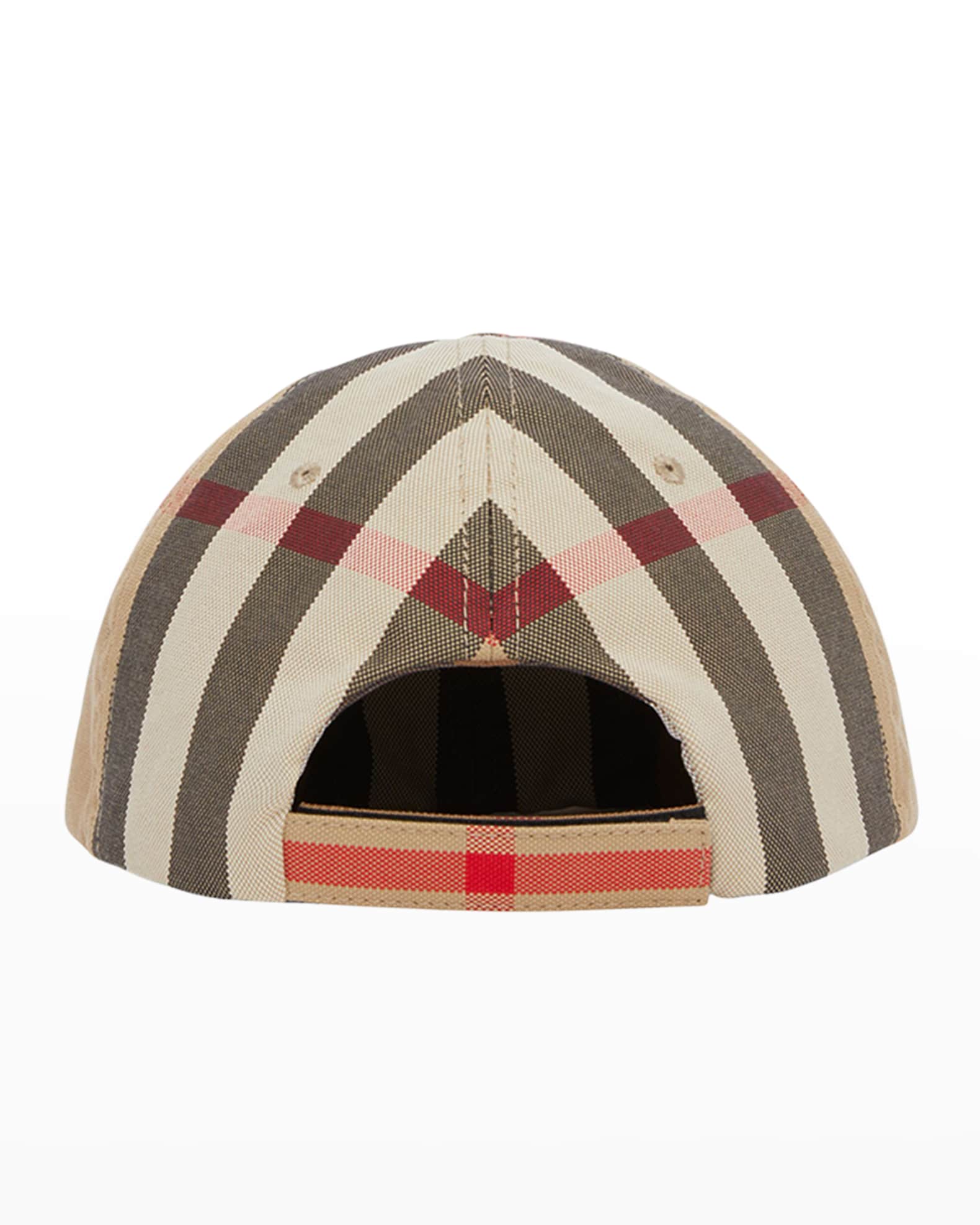 Burberry Men's Check Baseball Hat | Neiman Marcus