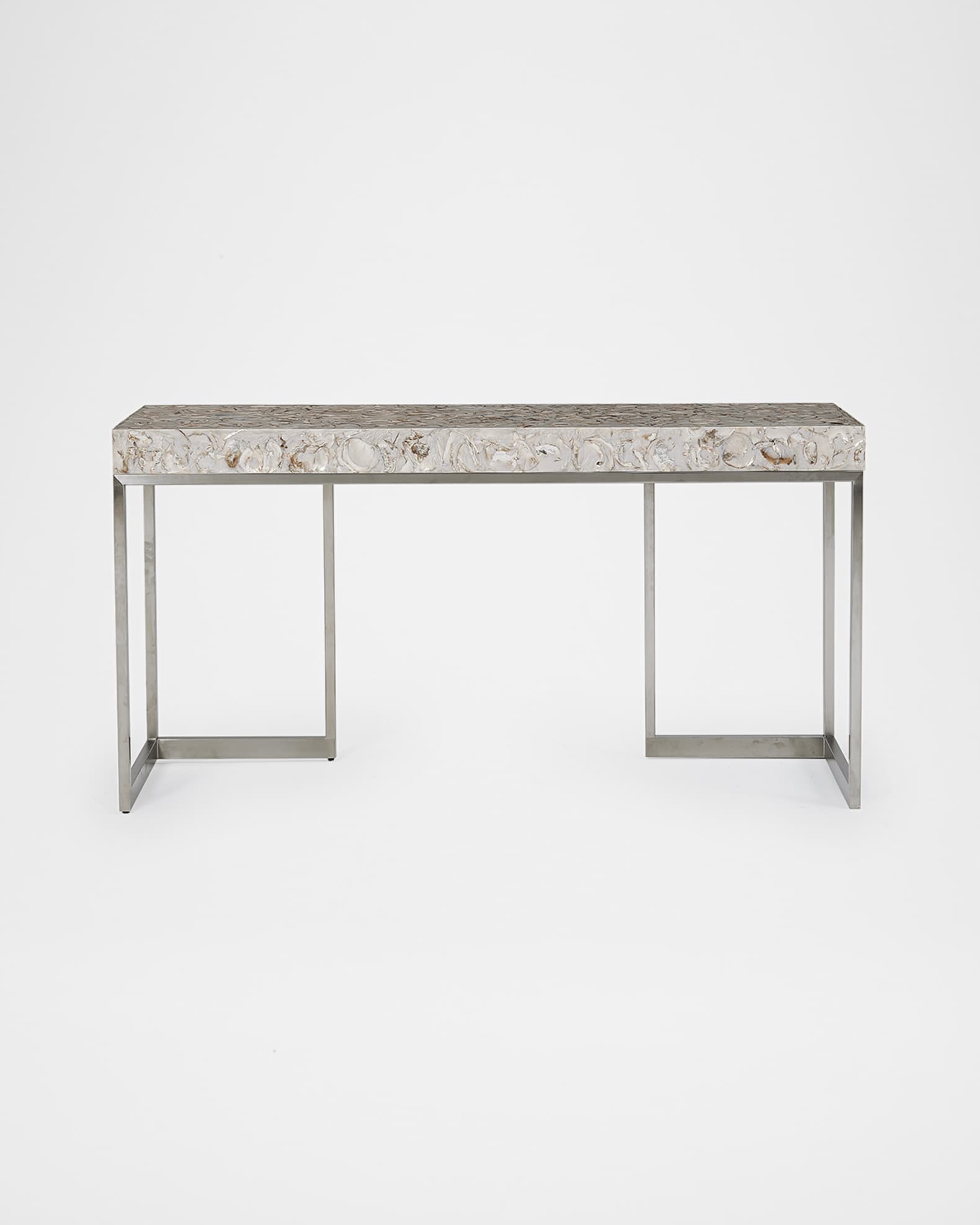 John-Richard Collection Capiz Shell Console Table | Neiman Marcus