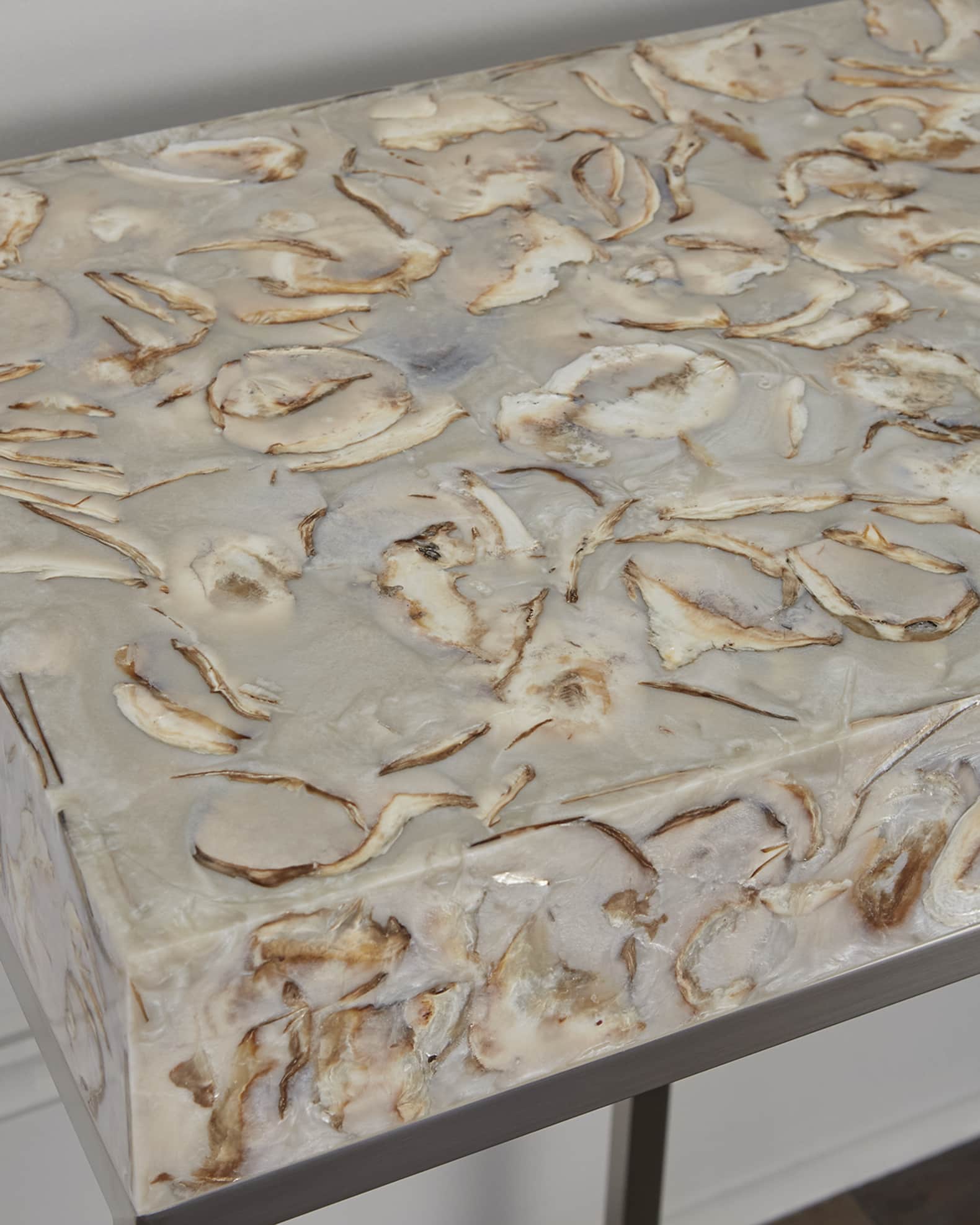 John-Richard Collection Capiz Shell Console Table | Neiman Marcus