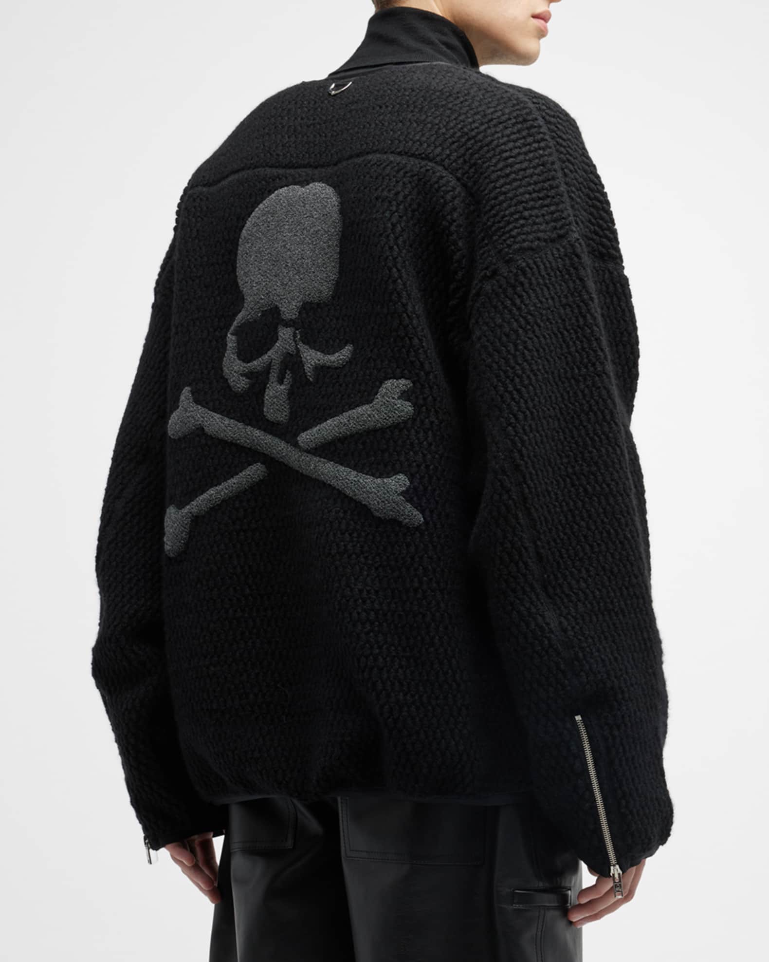 MASTERMIND WORLD Men's Textured Multi-Zip Jacket | Neiman Marcus