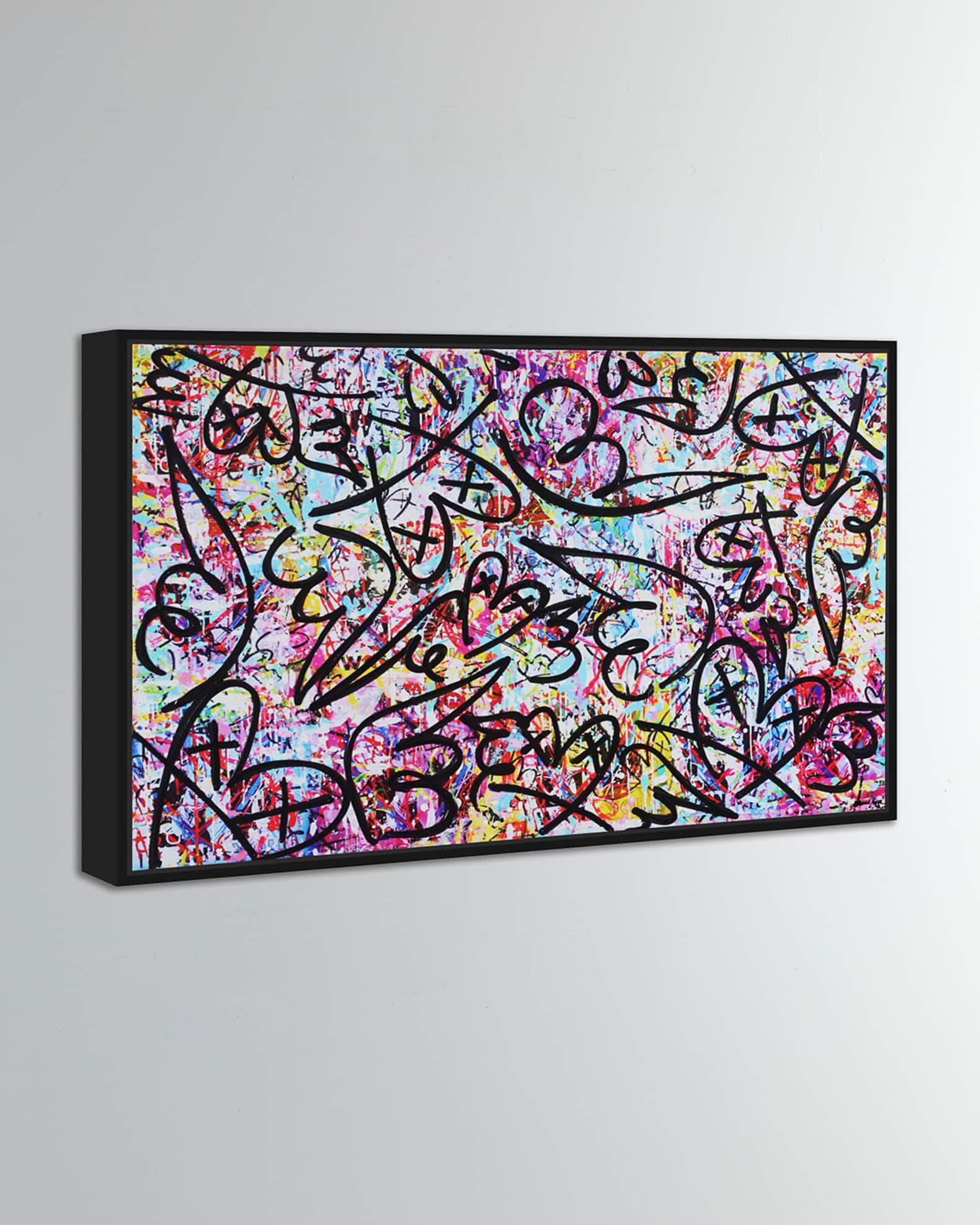 The Oliver Gal Artist Co. "Graffiti Abstract" Giclee on Canvas by Tiago ...