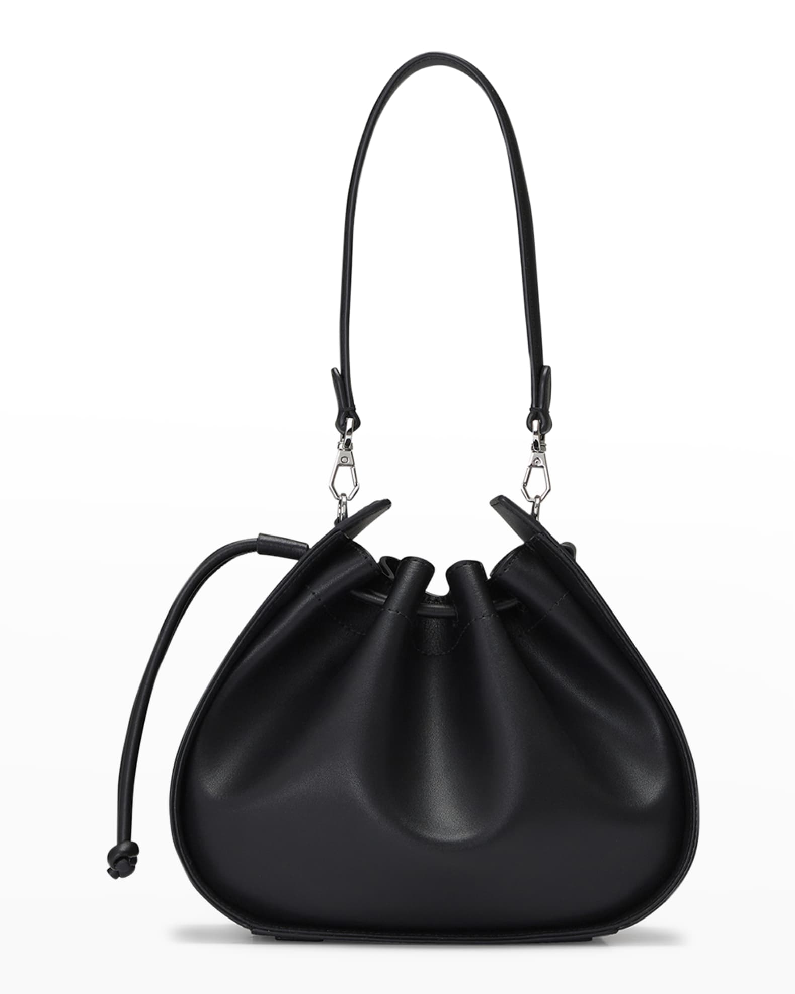 Oryany Ulanni Drawstring Leather Bucket Bag | Neiman Marcus