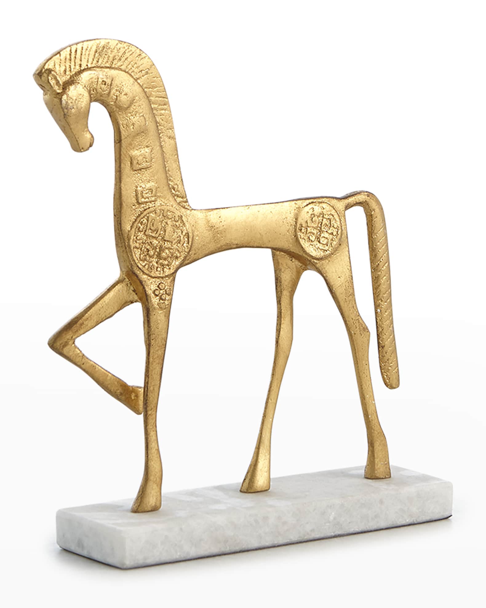 Global Views Small Roman Horse Sculpture | Neiman Marcus