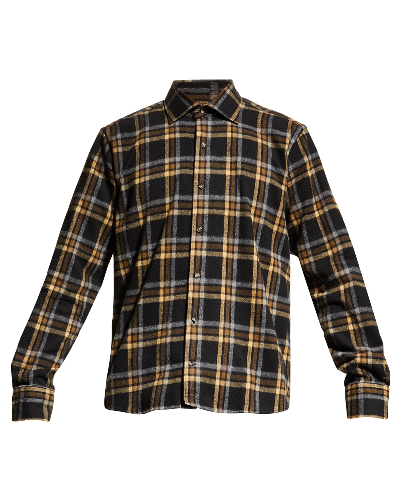 Peter Millar Men's Hino Japanese Flannel Sport Shirt | Neiman Marcus