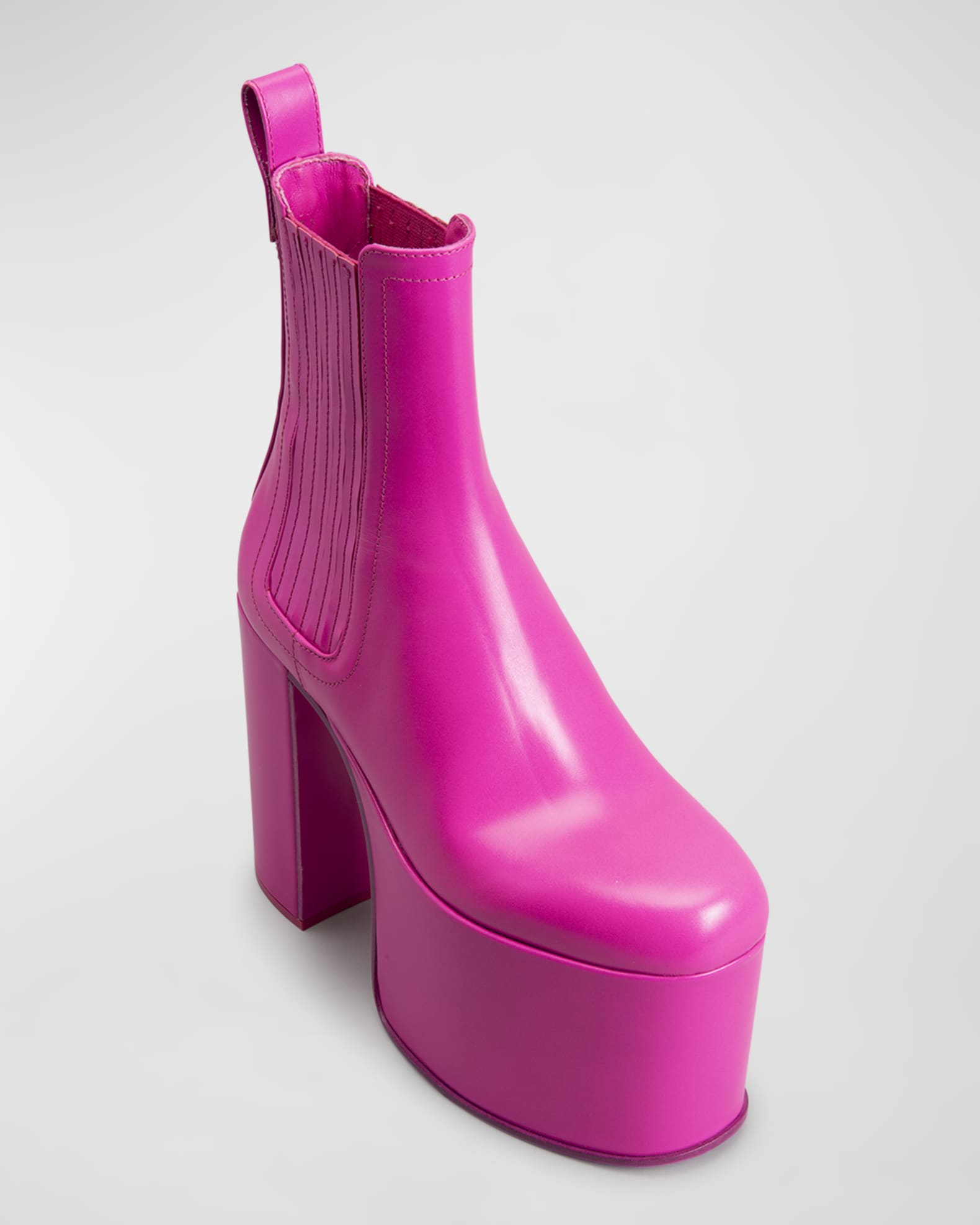 Valentino Garavani Club Beatle Roman Stud Chelsea Platform Booties ...