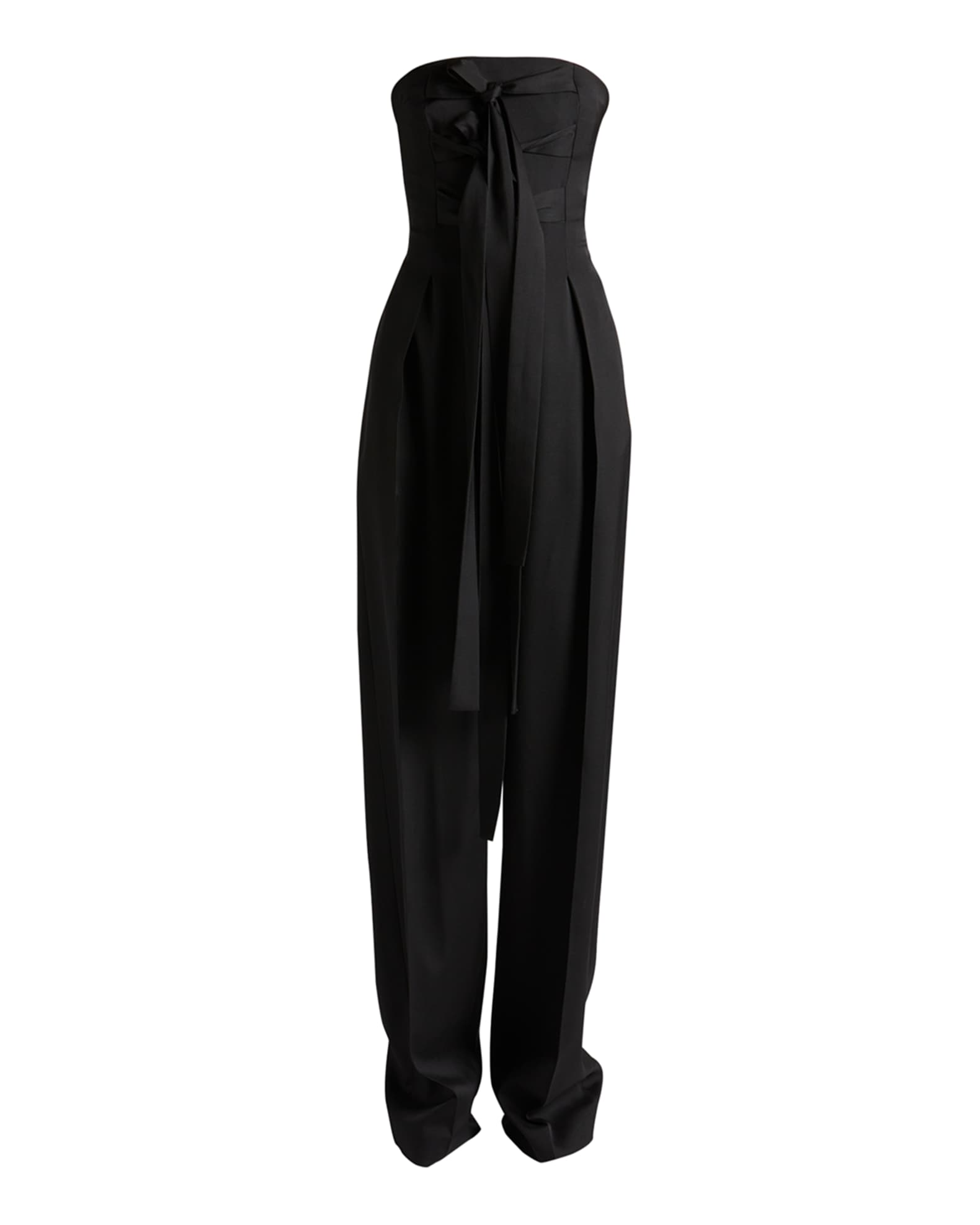 Loewe Bustier Wide-Leg Jumpsuit | Neiman Marcus