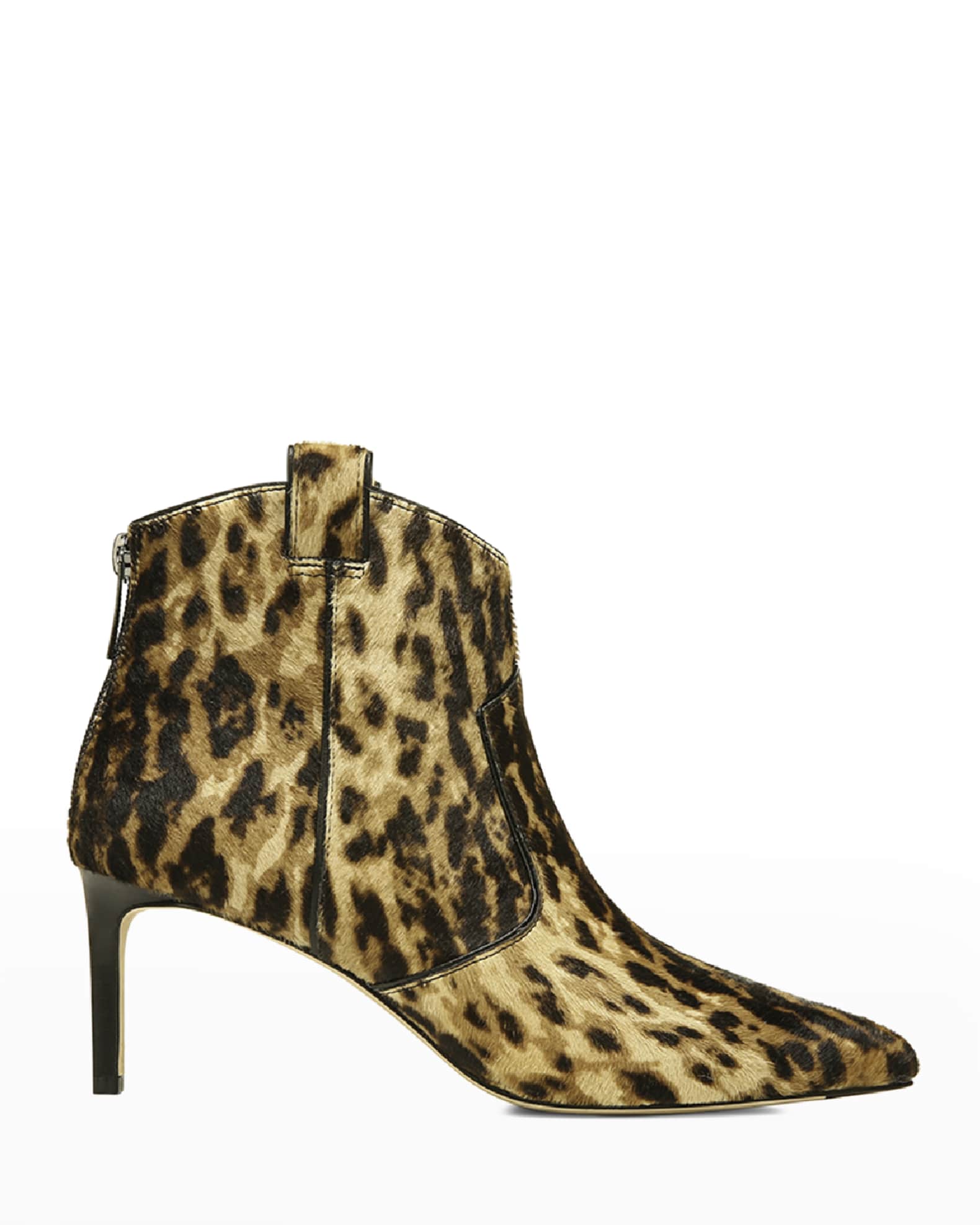 Veronica Beard Lexi 65mm Calf Hair Booties | Neiman Marcus