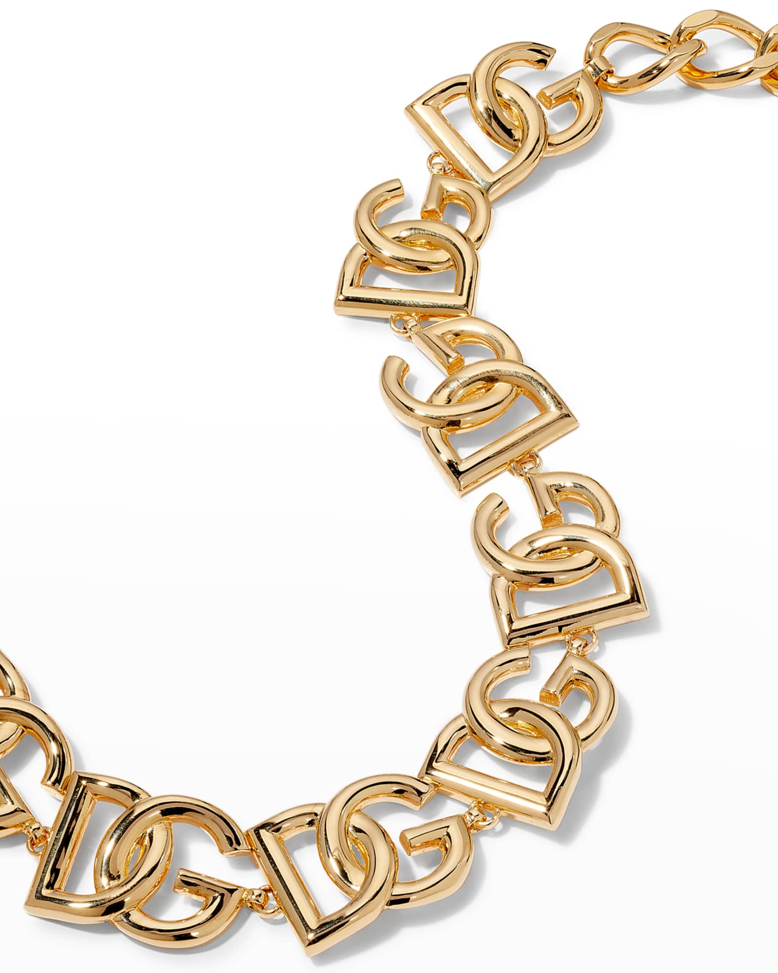 Dolce&Gabbana DG Logo Chain Necklace | Neiman Marcus