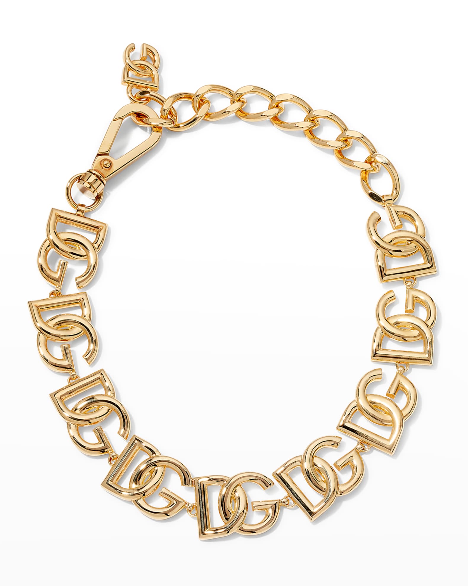 Dolce&Gabbana DG Logo Chain Necklace | Neiman Marcus