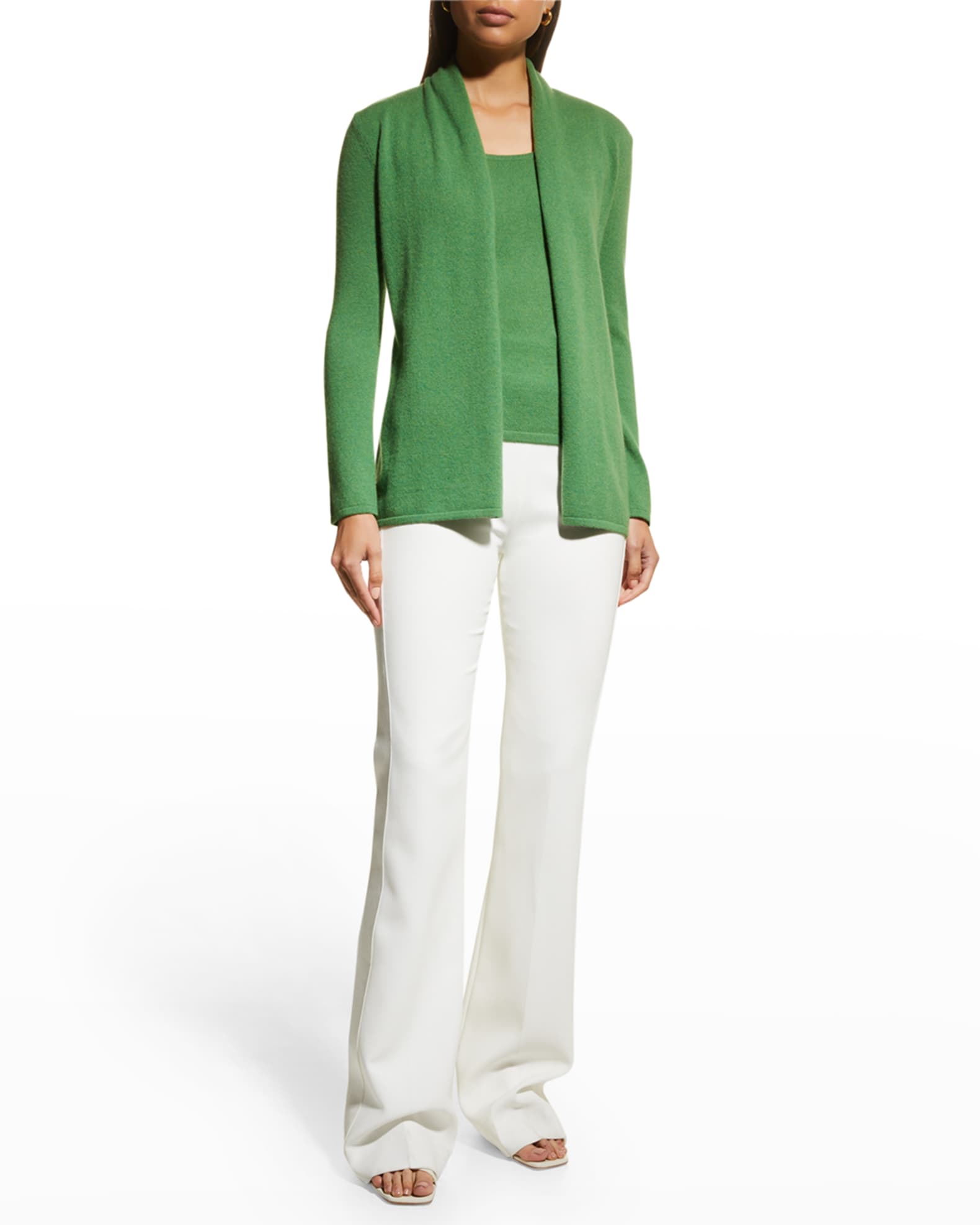 Neiman Marcus Cashmere Collection Open-Front Cashmere Cardigan | Neiman ...