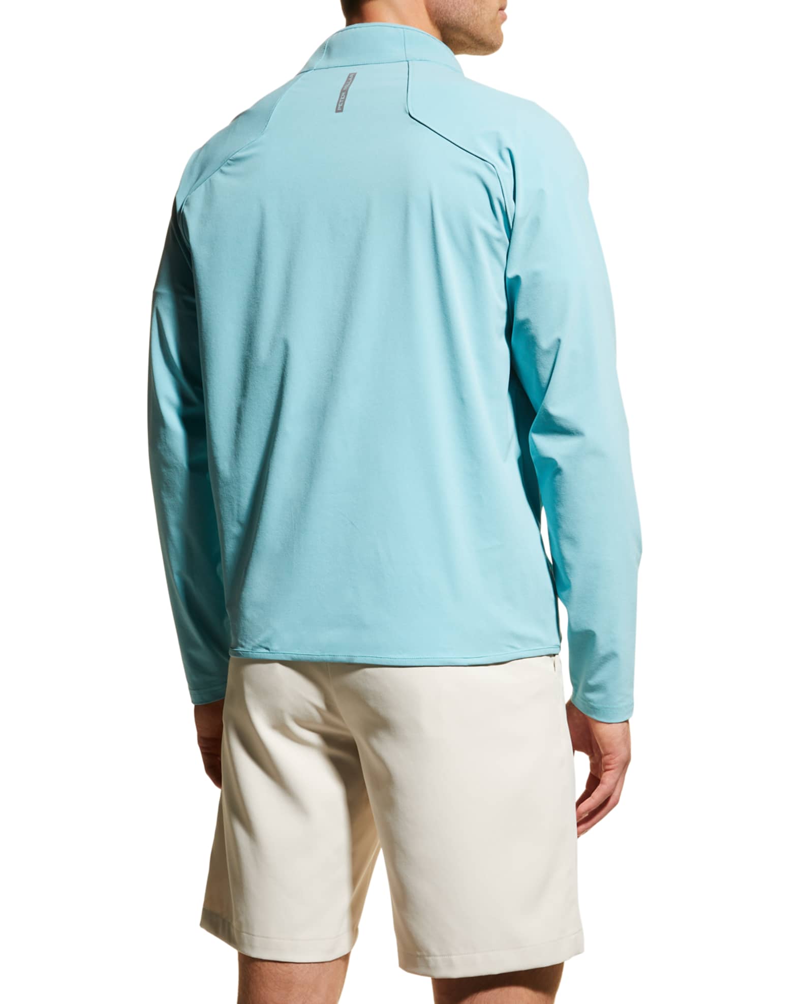 Peter Millar Men's Flex Adapt Wind Cheater Shell Jacket | Neiman Marcus