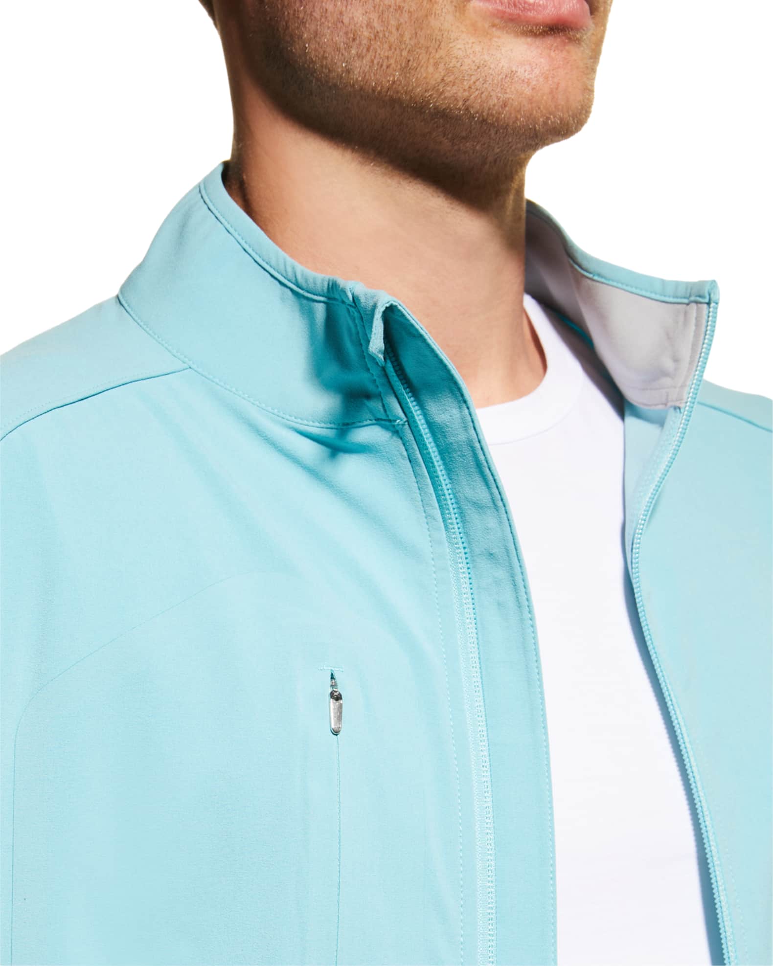 Peter Millar Men's Flex Adapt Wind Cheater Shell Jacket | Neiman Marcus