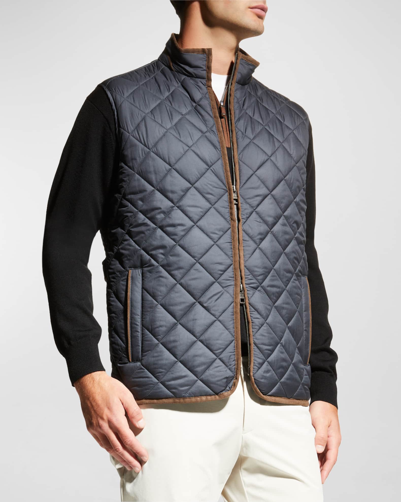 Peter Millar Men's Essex Quilted Vest | Neiman Marcus