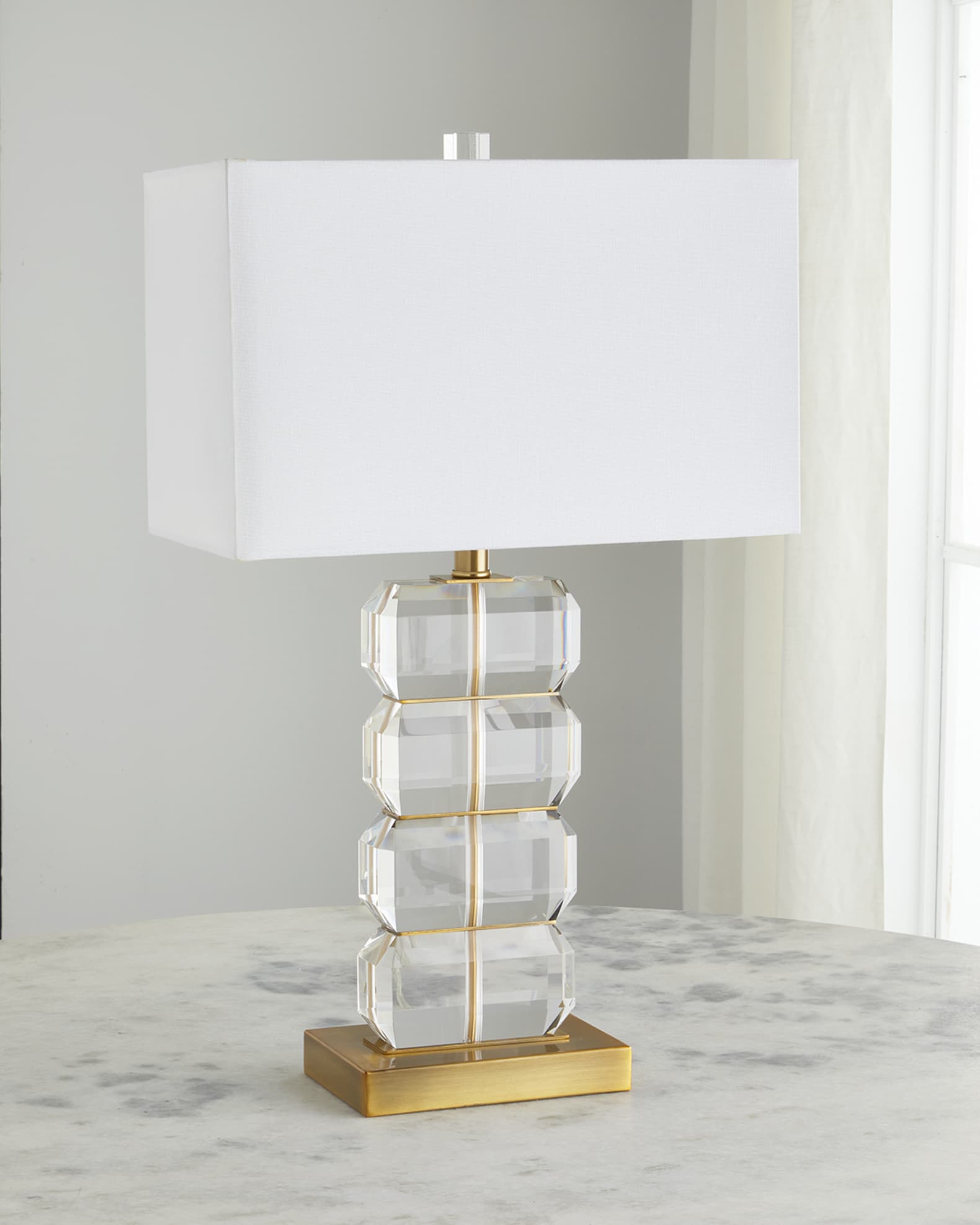 Couture Lamps Clear Crystal Table Lamp | Neiman Marcus