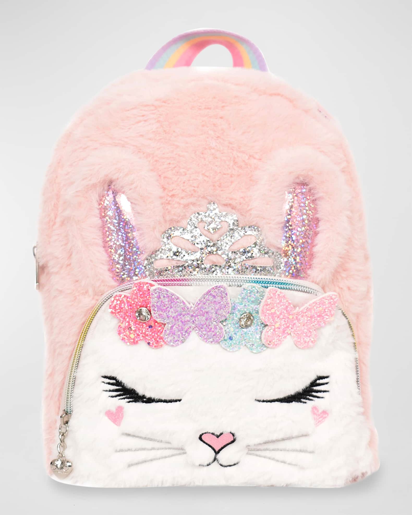 Miss Gwen’s OMG Accessories Kiki Rhinestone Butterfly Embellished Plush ...