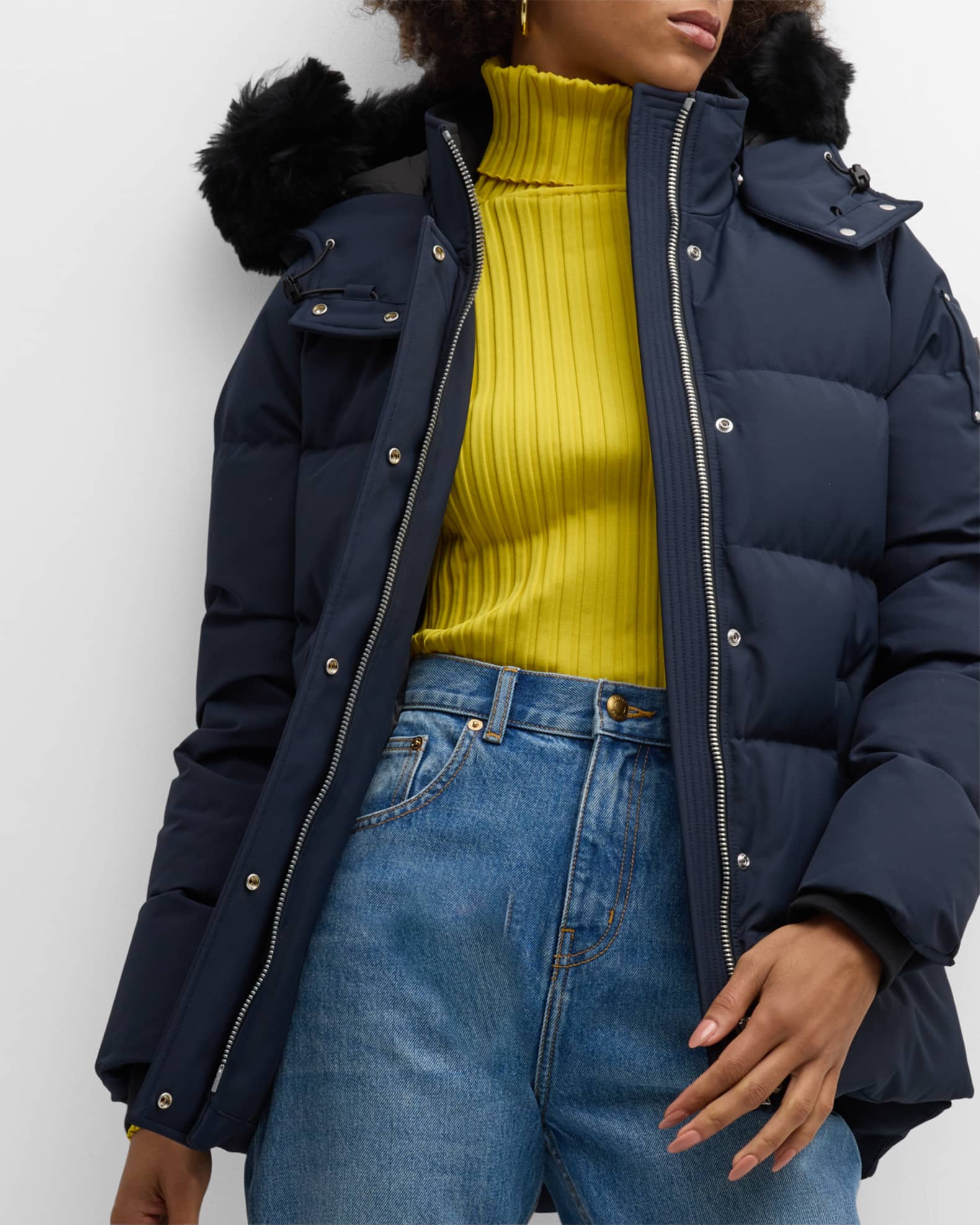 Moose Knuckles Cloud 3Q Jacket Shearling | Neiman Marcus