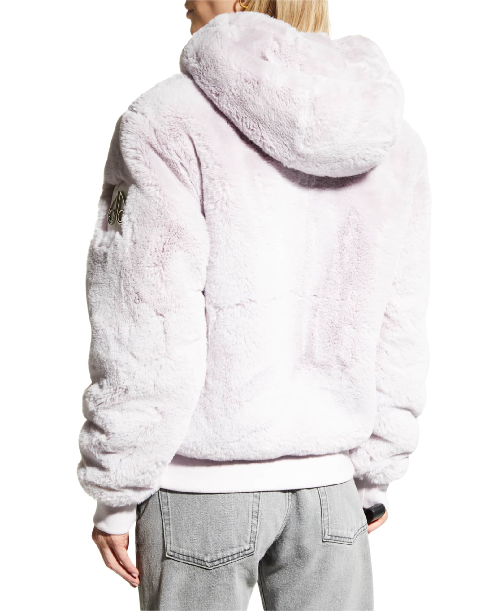 Moose Knuckles Portland Faux Fur Bunny Coat | Neiman Marcus