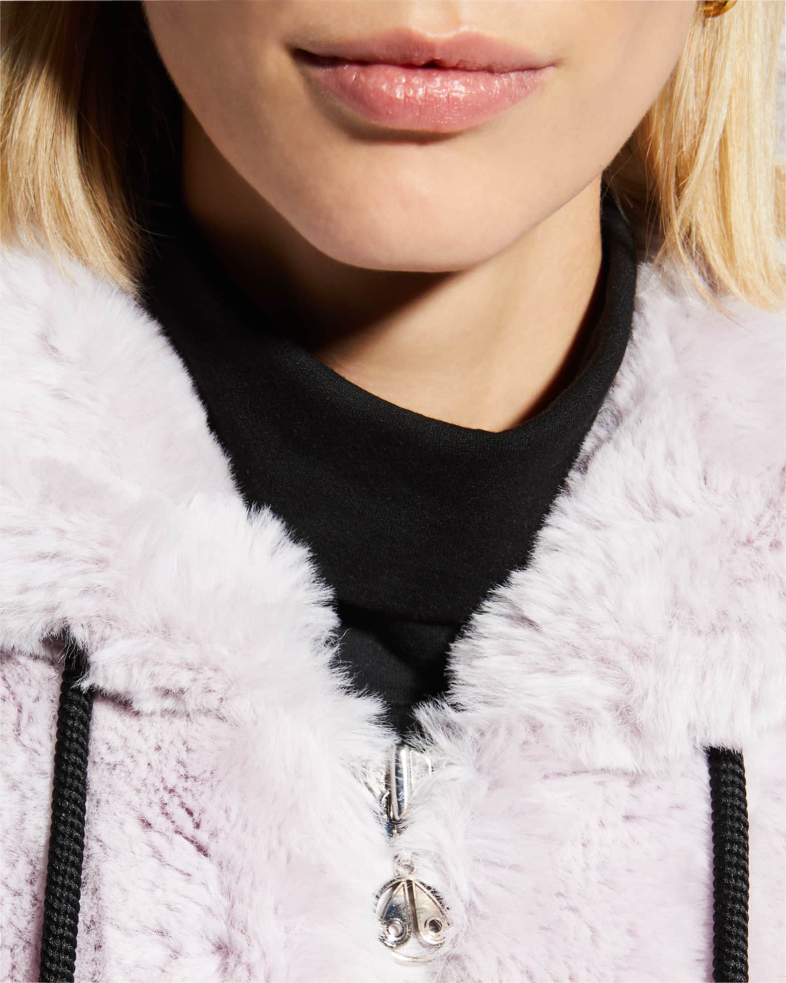 Moose Knuckles Portland Faux Fur Bunny Coat | Neiman Marcus