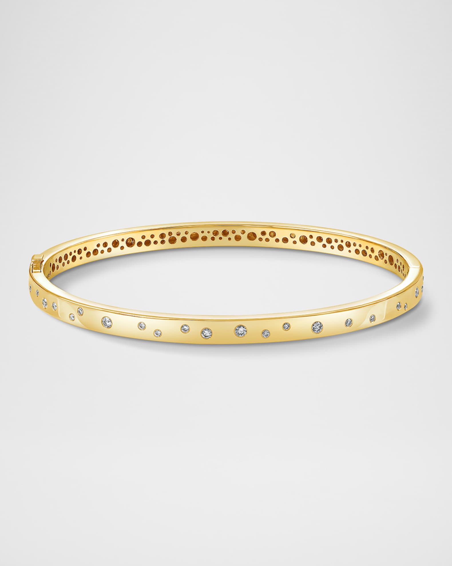 64 Facets Stardust 18K Yellow Gold Constellation Bangle Bracelet with Diamonds | Neiman Marcus