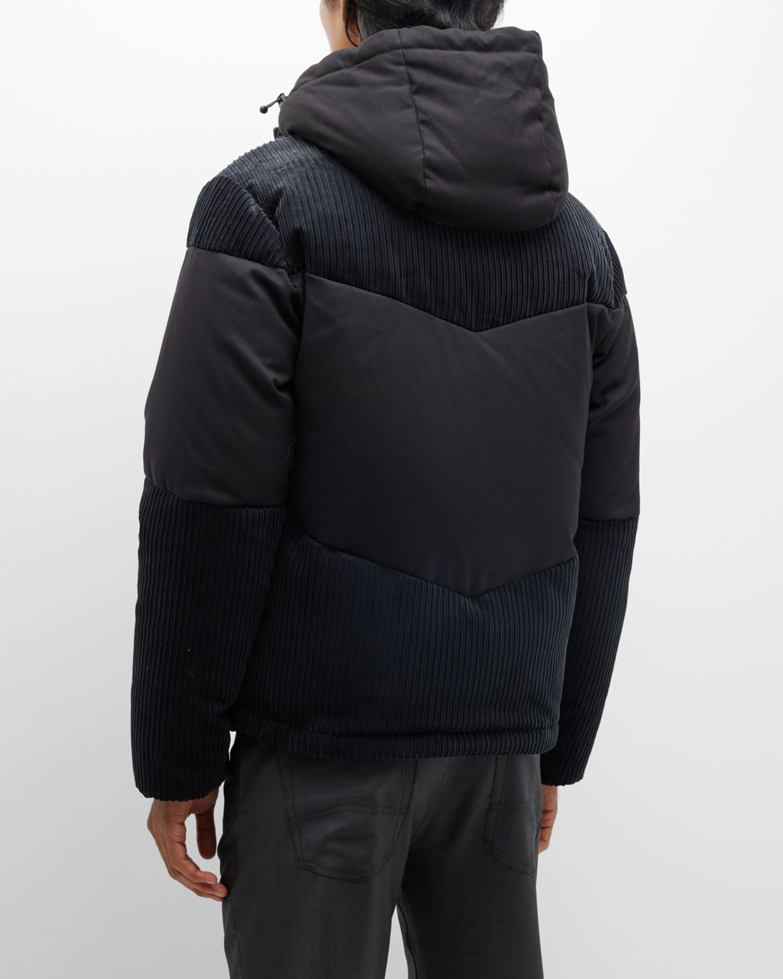 Emporio Armani Men's Hooded Down Puffer Jacket | Neiman Marcus