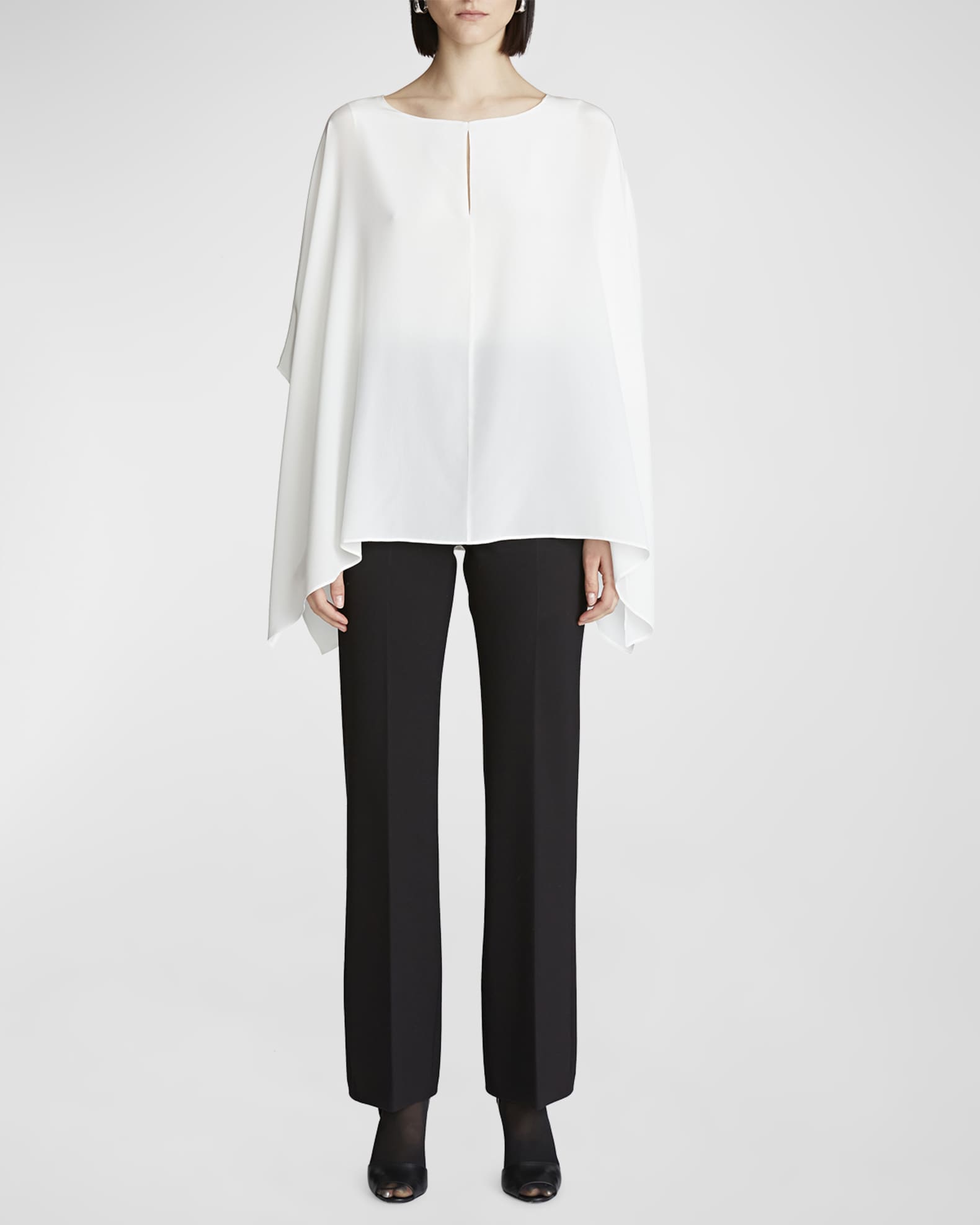 Halston Wendy Cutout Handkerchief Top | Neiman Marcus