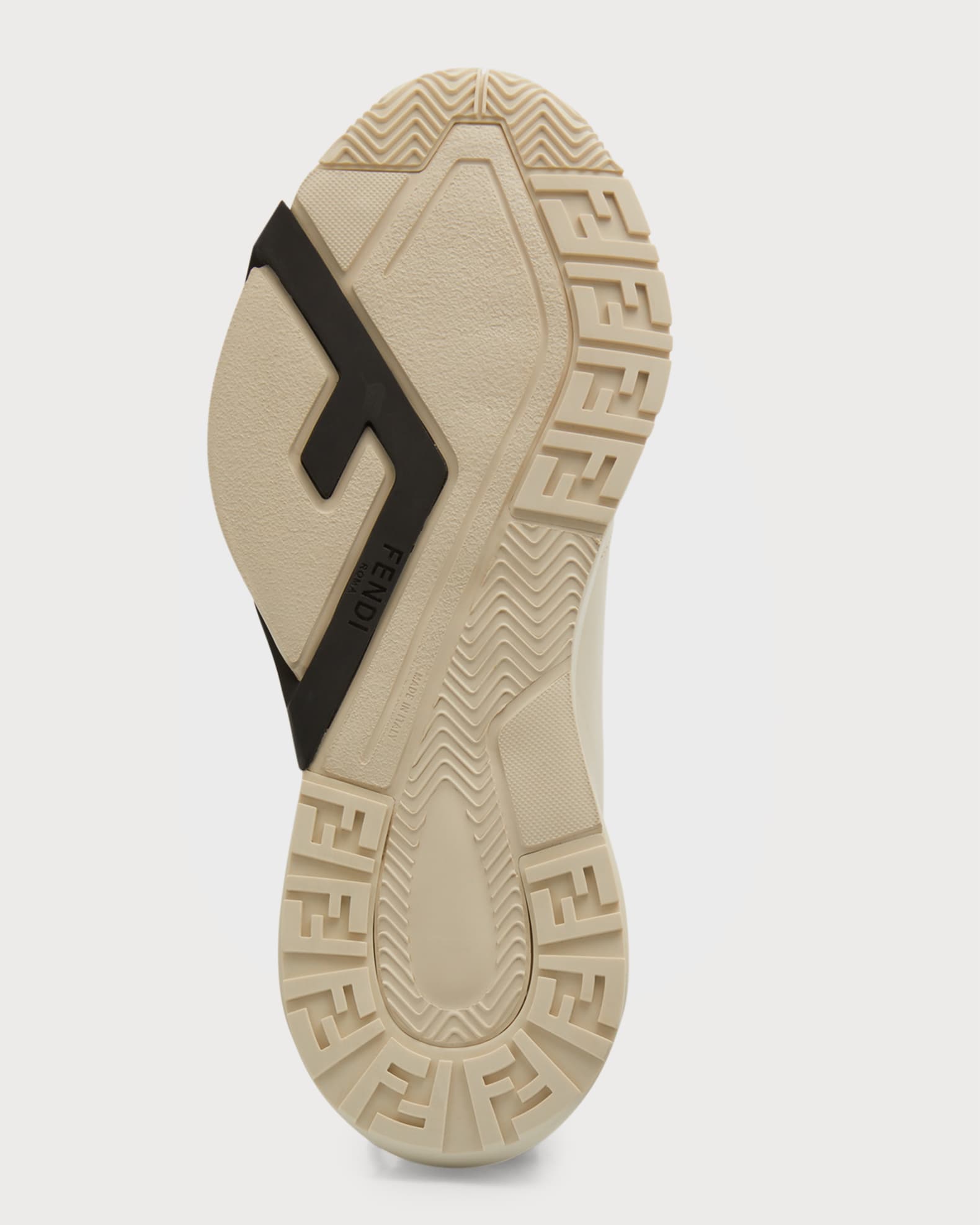 Fendi Men's FF Flow Mid-Top Sneakers | Neiman Marcus