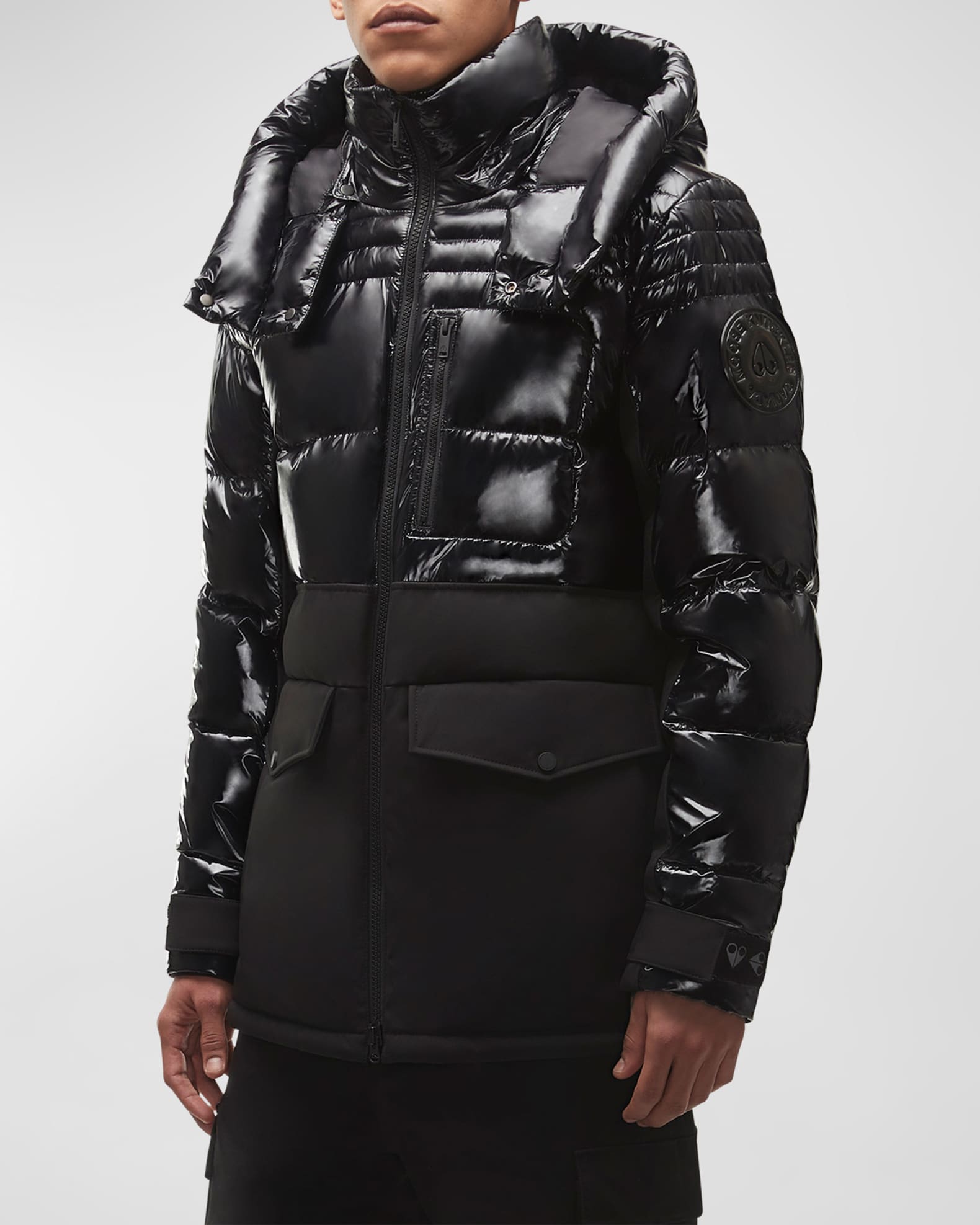 Moose Knuckles Men's Dugald Quilted Puffer Jacket | Neiman Marcus