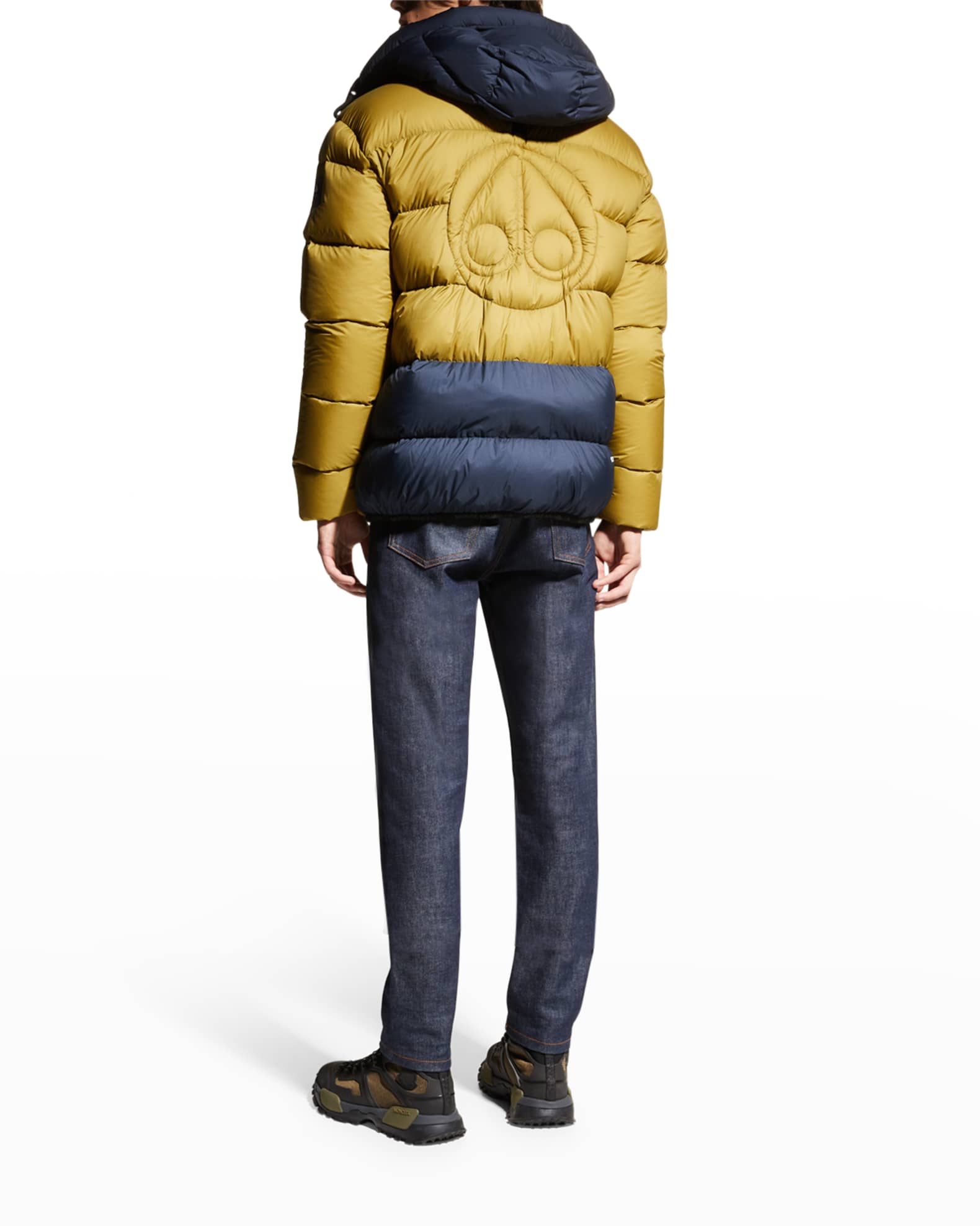 Moose Knuckles Men's Bedstuy Down Logo Jacket | Neiman Marcus