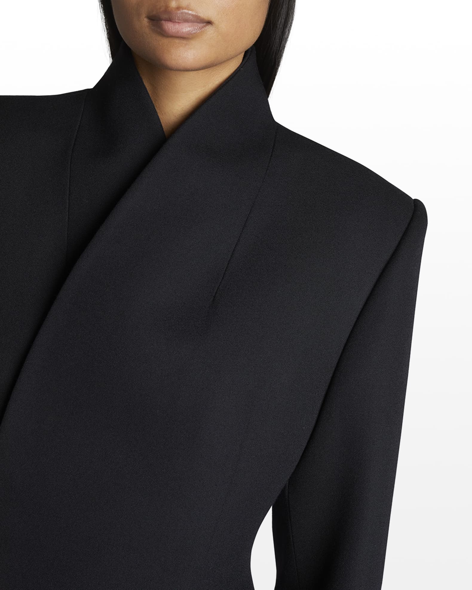 Balenciaga Barathea Hourglass Jacket | Neiman Marcus