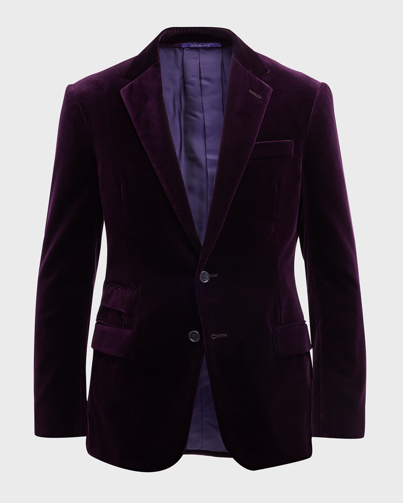 Ralph Lauren Purple Label Men's Kent Single-Breasted Velvet Dinner ...