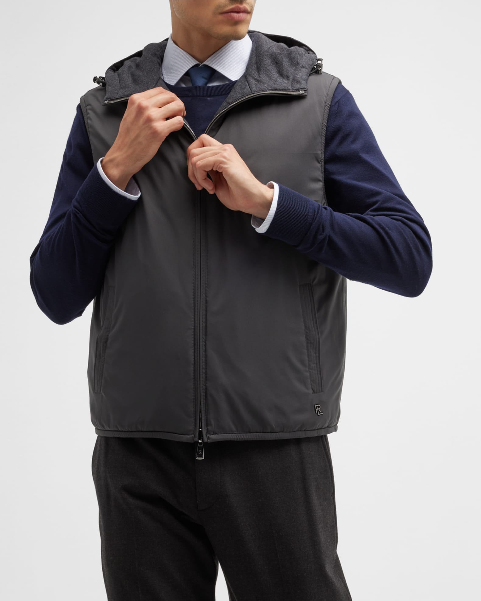 Ralph Lauren Purple Label Men's Mackey Reversible Hybrid Vest | Neiman ...