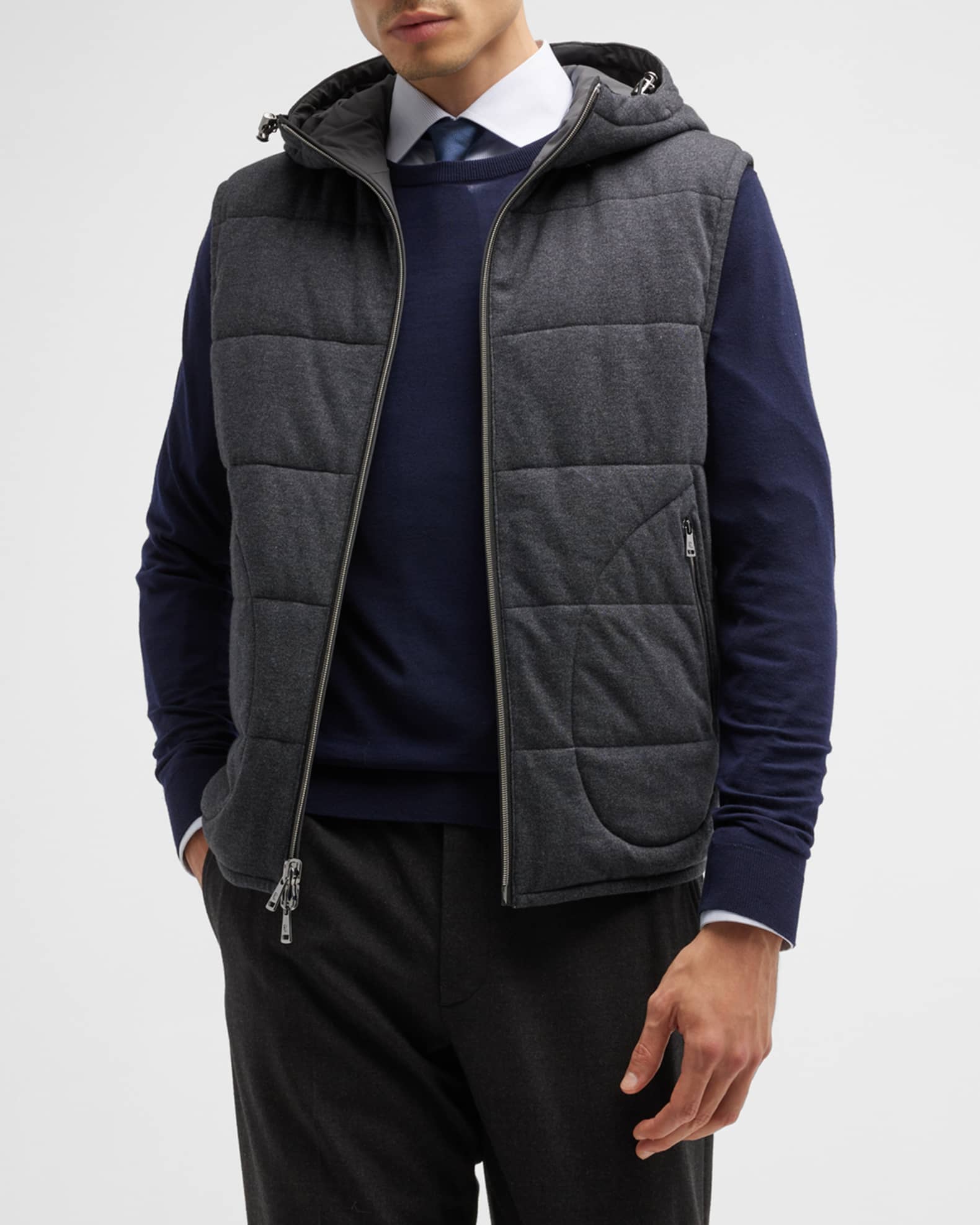 Ralph Lauren Purple Label Men's Mackey Reversible Hybrid Vest | Neiman ...
