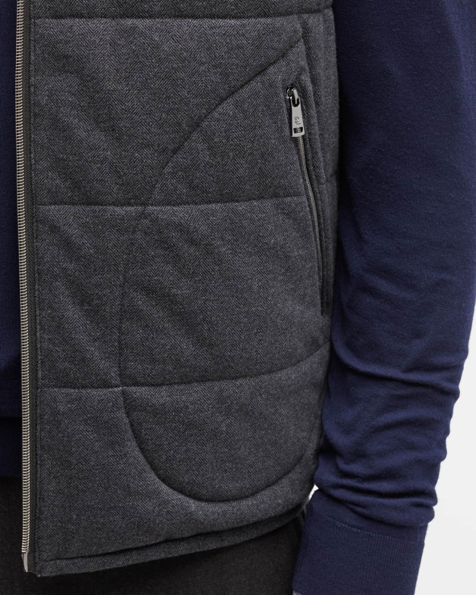 Ralph Lauren Purple Label Men's Mackey Reversible Hybrid Vest | Neiman ...