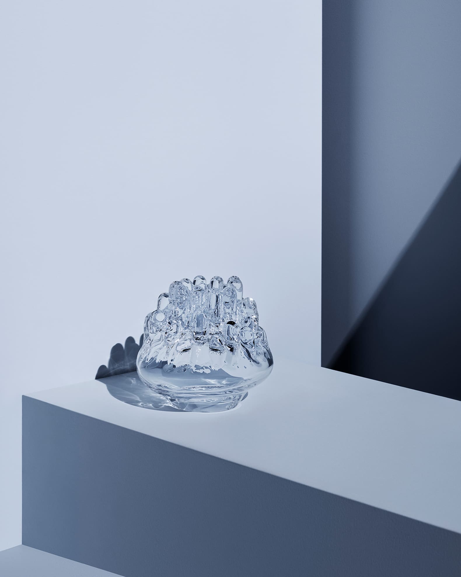 Kosta Boda Polar Clear Votive, 6.3" | Neiman Marcus