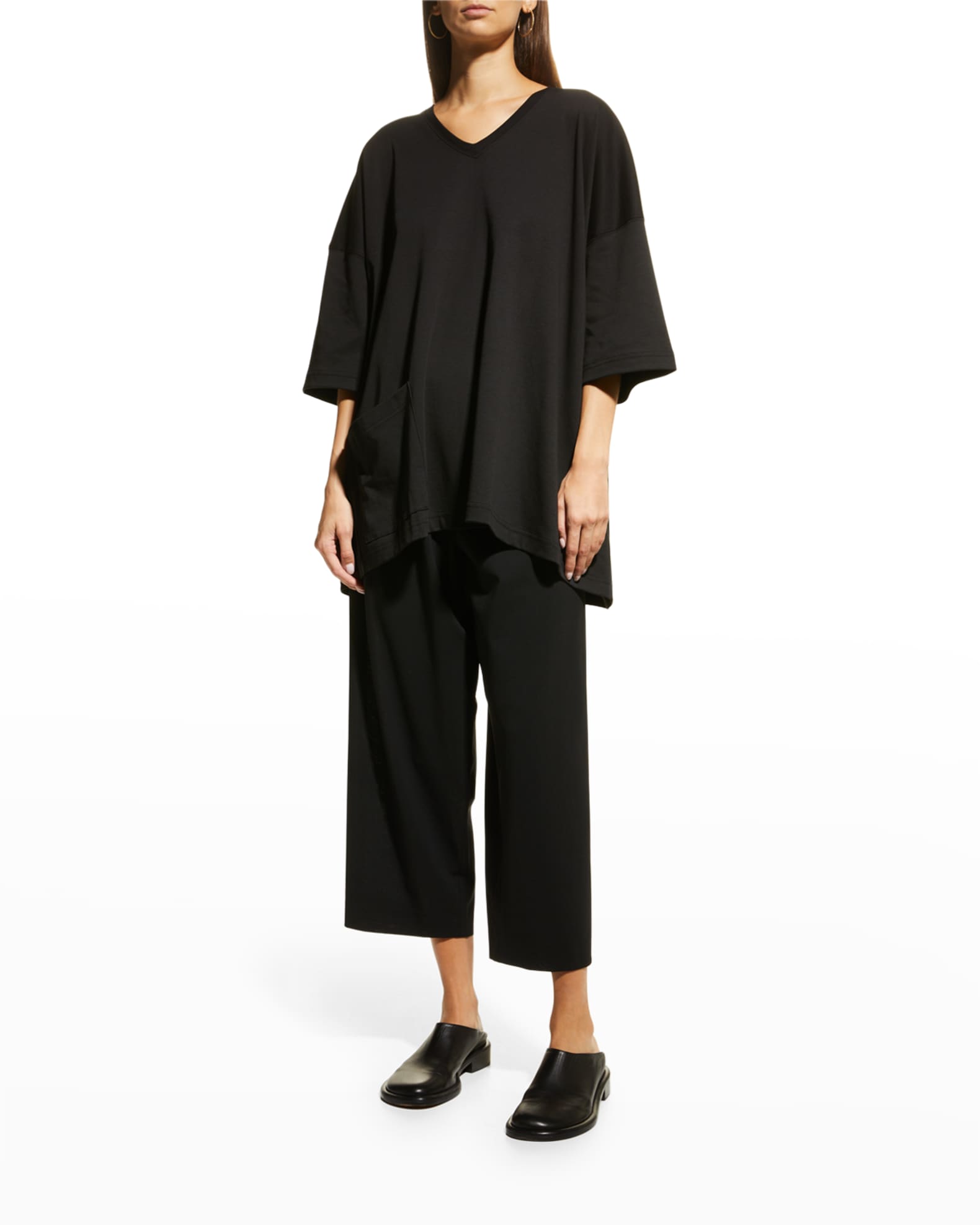 Eskandar Oversize Offset Seam Shirt | Neiman Marcus