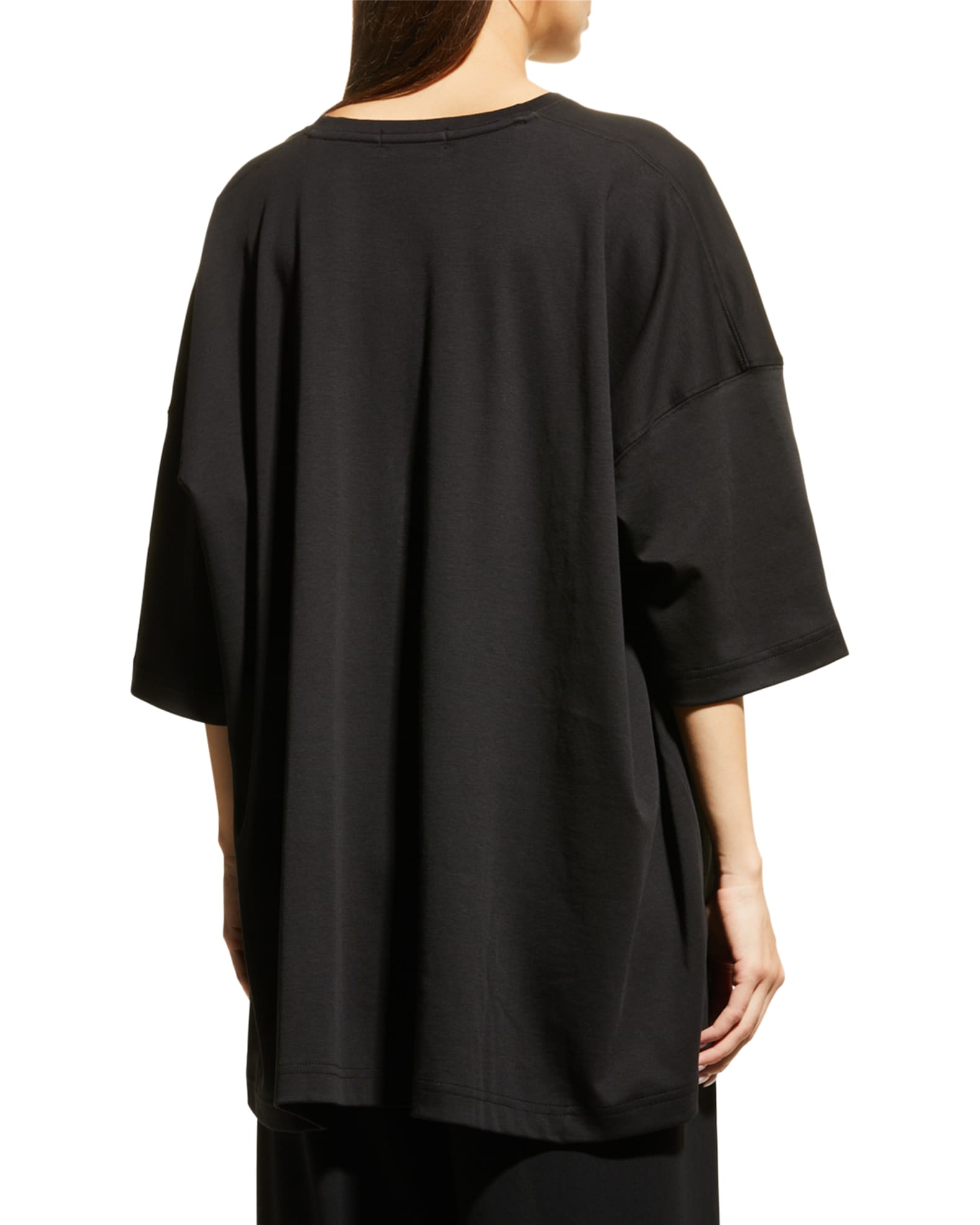 Eskandar Oversize Offset Seam Shirt | Neiman Marcus