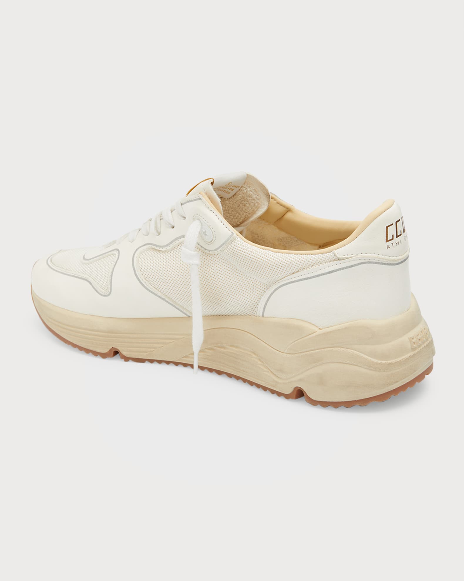 Golden Goose Men's Running Sole Mesh & Leather Sneakers | Neiman Marcus
