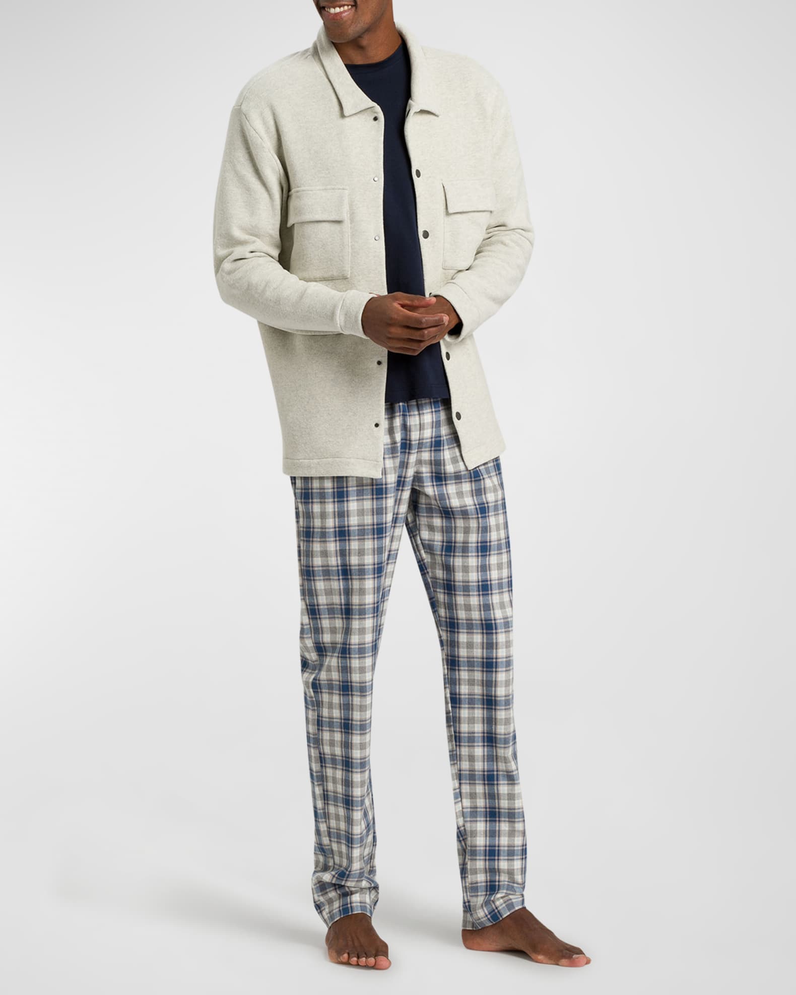 Hanro Men's Cozy Comfort Jacket | Neiman Marcus