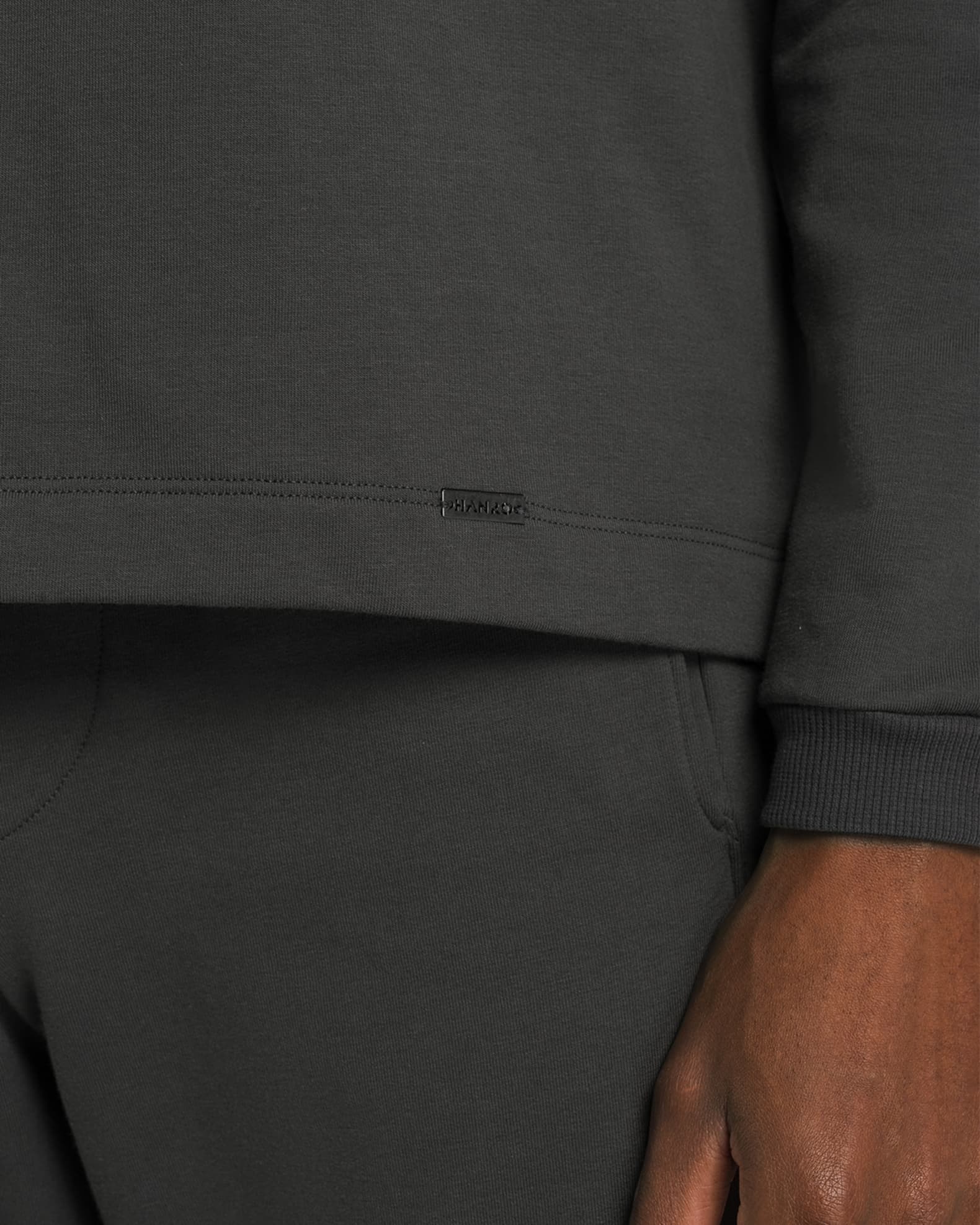 Hanro Men's Natural Living Organic Cotton-Stretch Hoodie | Neiman Marcus