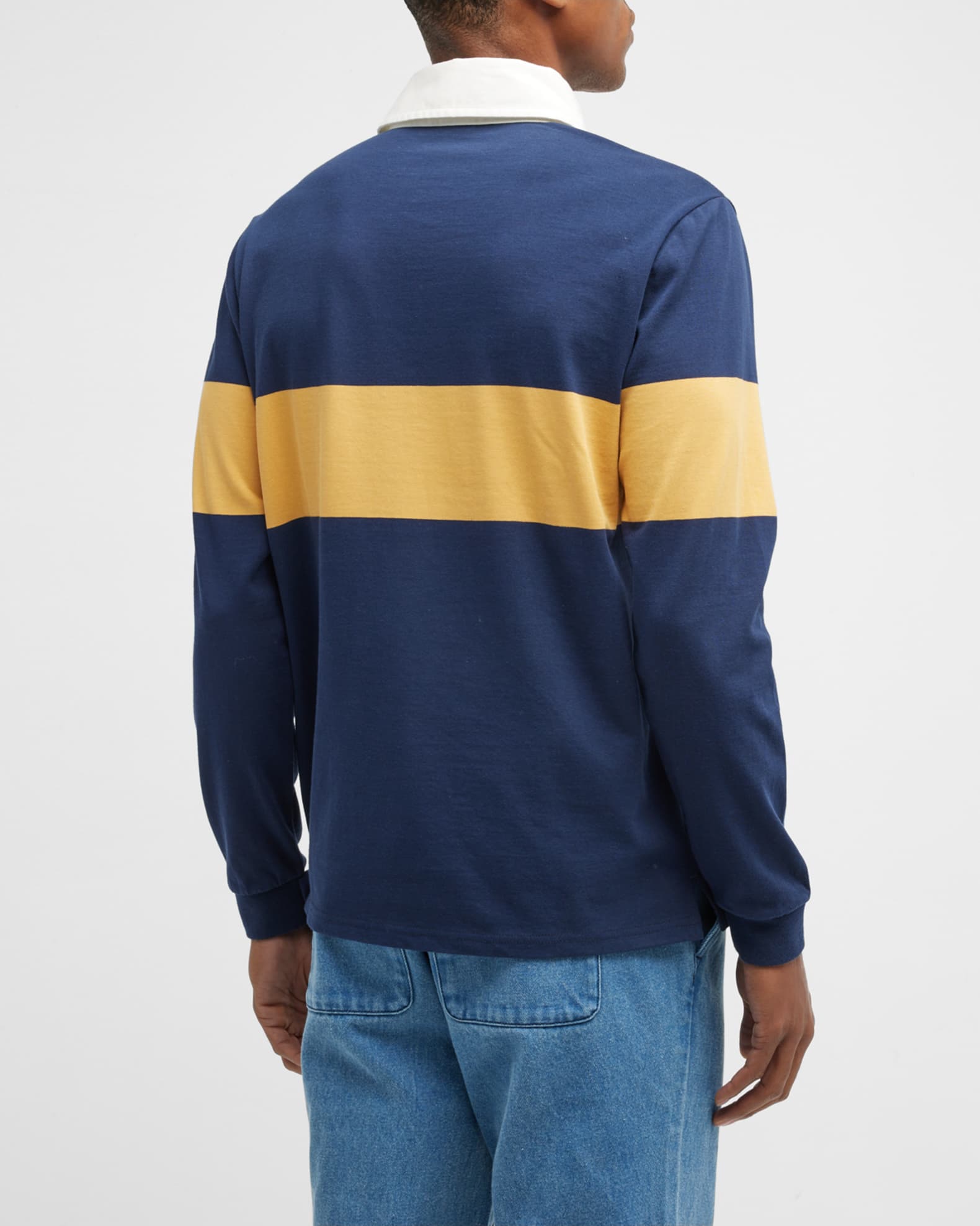 Onia Men's Concealed Quarter-Zip Rugby Polo Shirt | Neiman Marcus