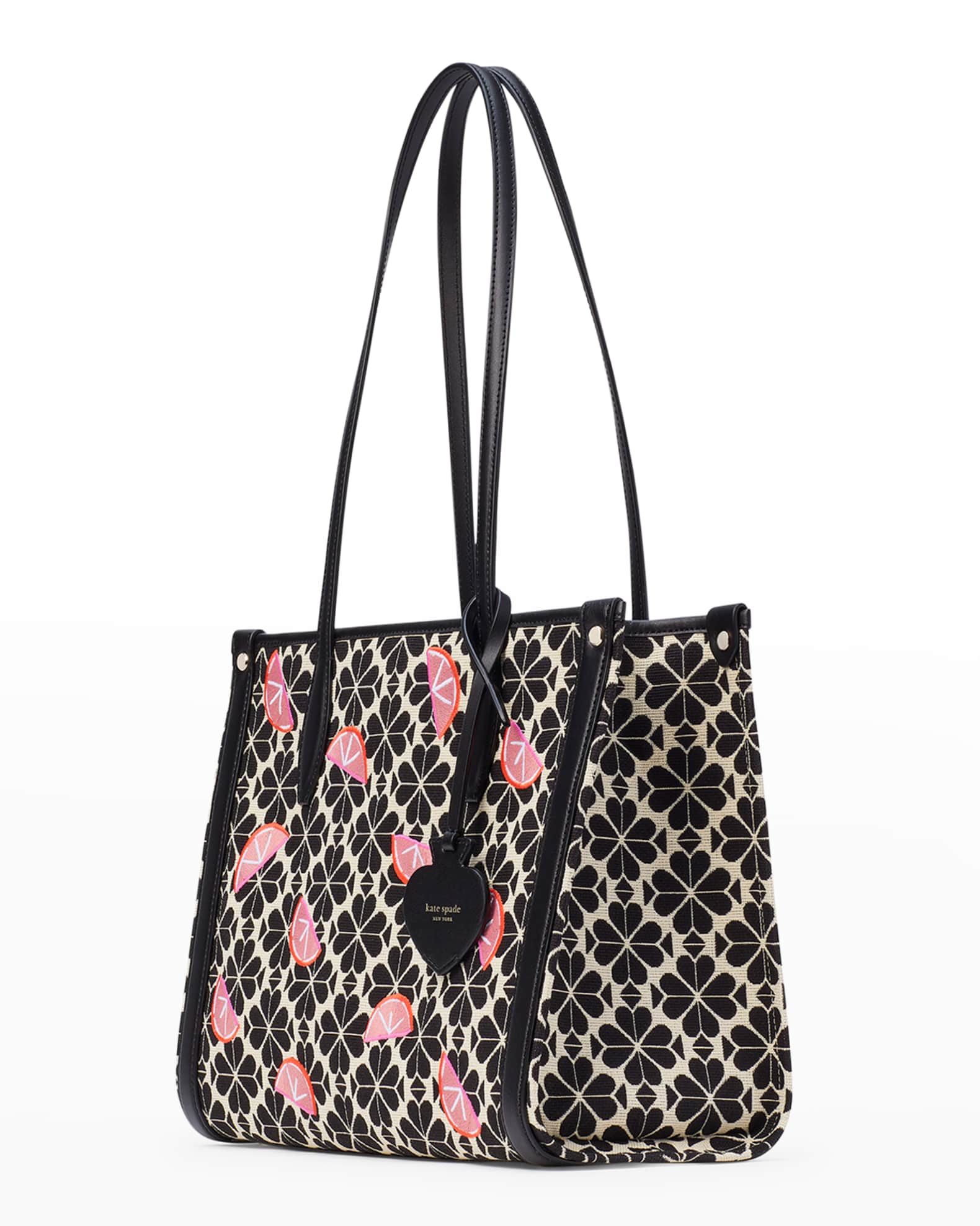 kate spade new york spade & summer fruit east-west tote bag | Neiman Marcus