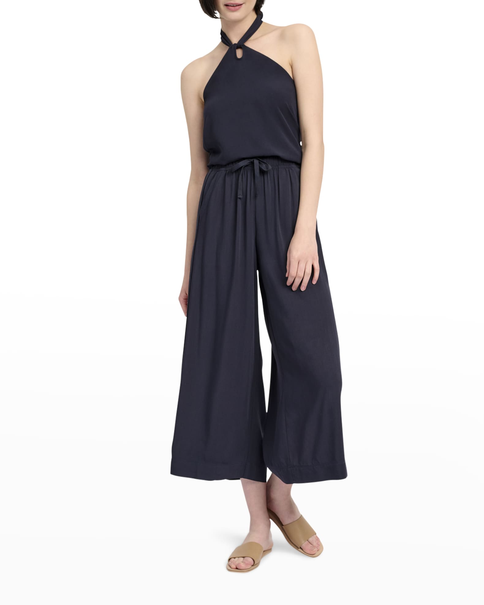 Splendid Thira Open-Back Halter Top | Neiman Marcus