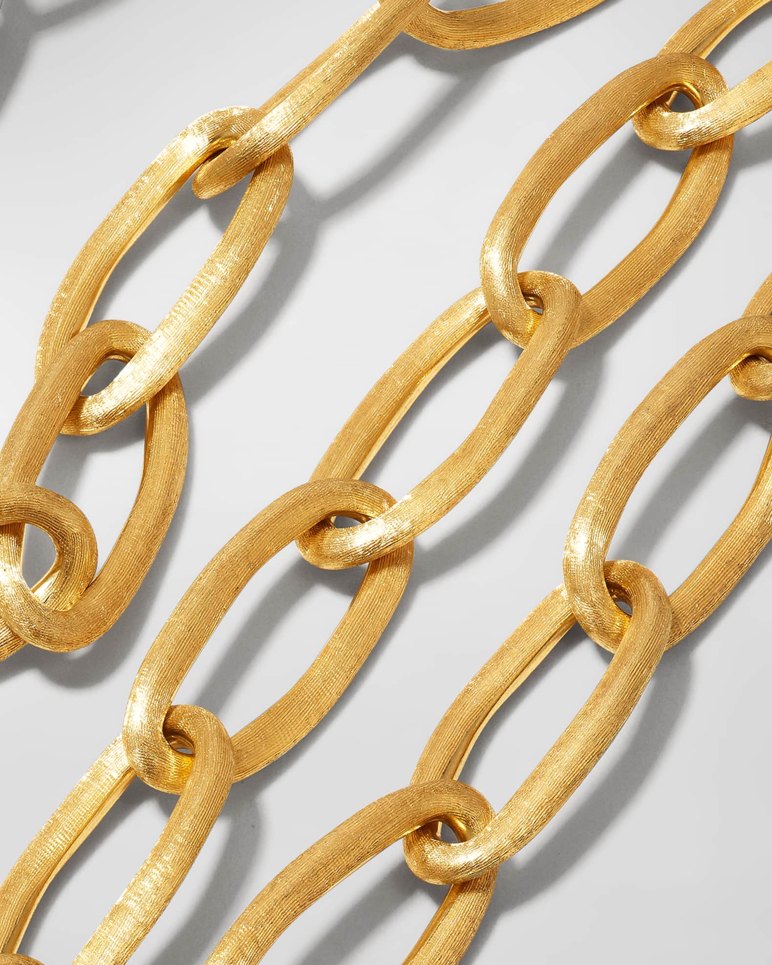 Marco Bicego Jaipur Link 18K Yellow Gold Oval Link Convertible Lariat ...