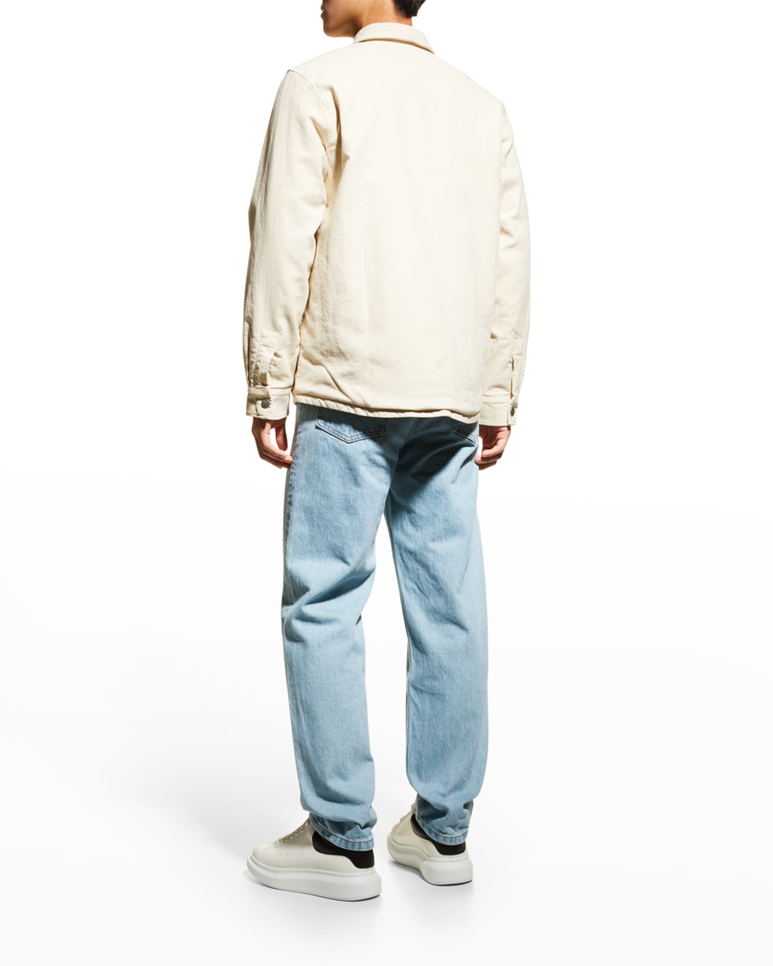 A.P.C. Men's Alex Snap-Front Blouson Jacket | Neiman Marcus