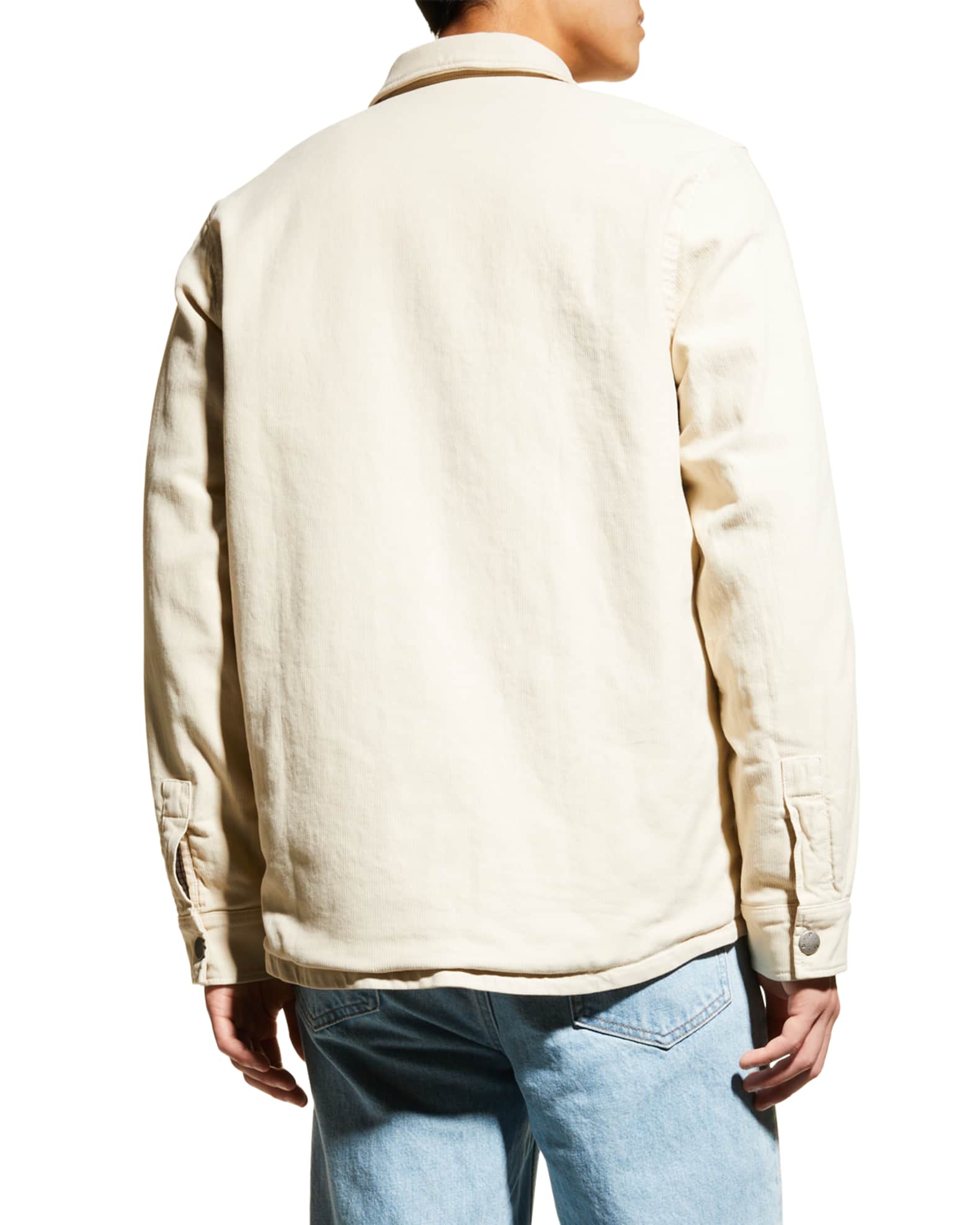 A.P.C. Men's Alex Snap-Front Blouson Jacket | Neiman Marcus